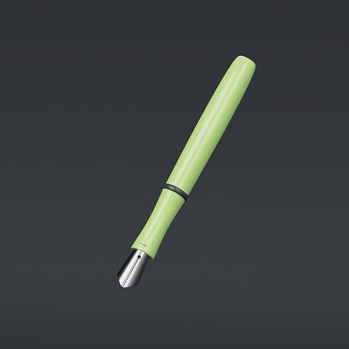 Fountain Pen - stylized icon 3D model | CGTrader