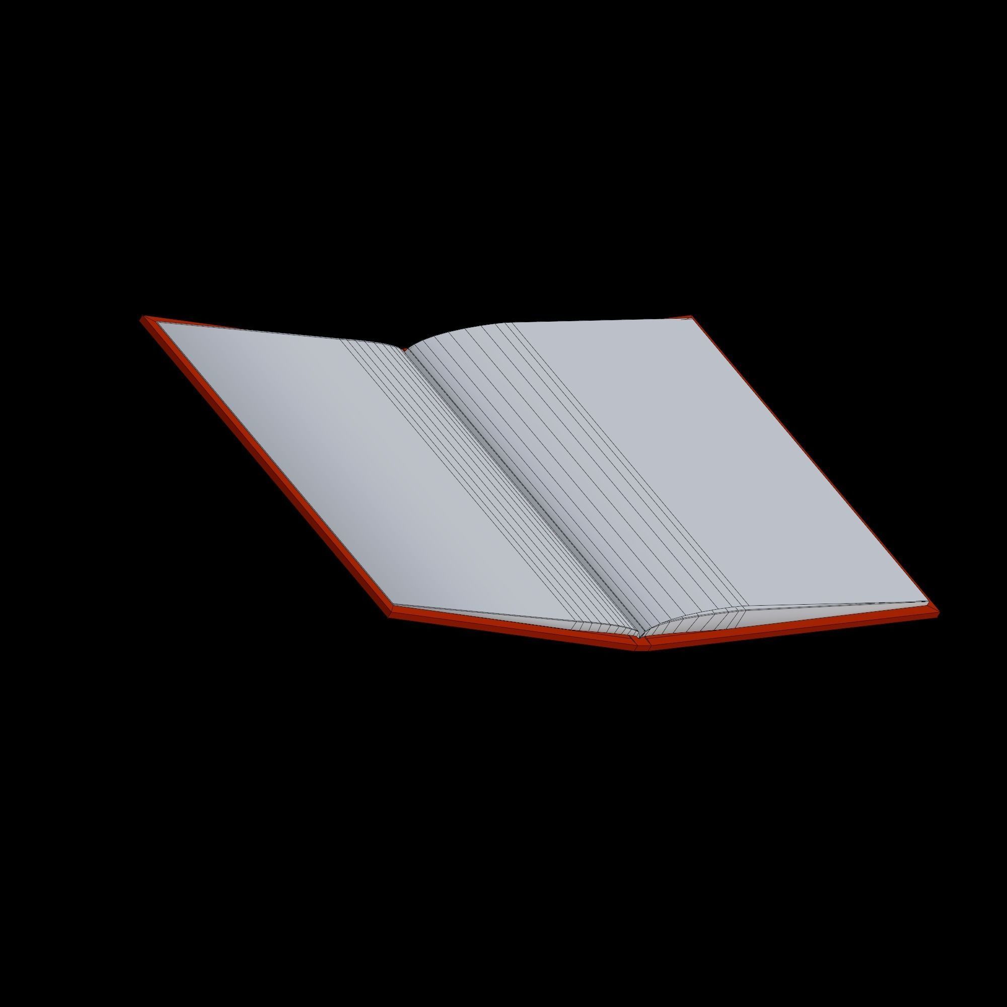 3D model Booklet - stylized icon VR / AR / low-poly | CGTrader