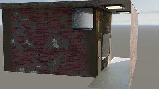 3D model Old Run-Down Security Room VR / AR / low-poly | CGTrader