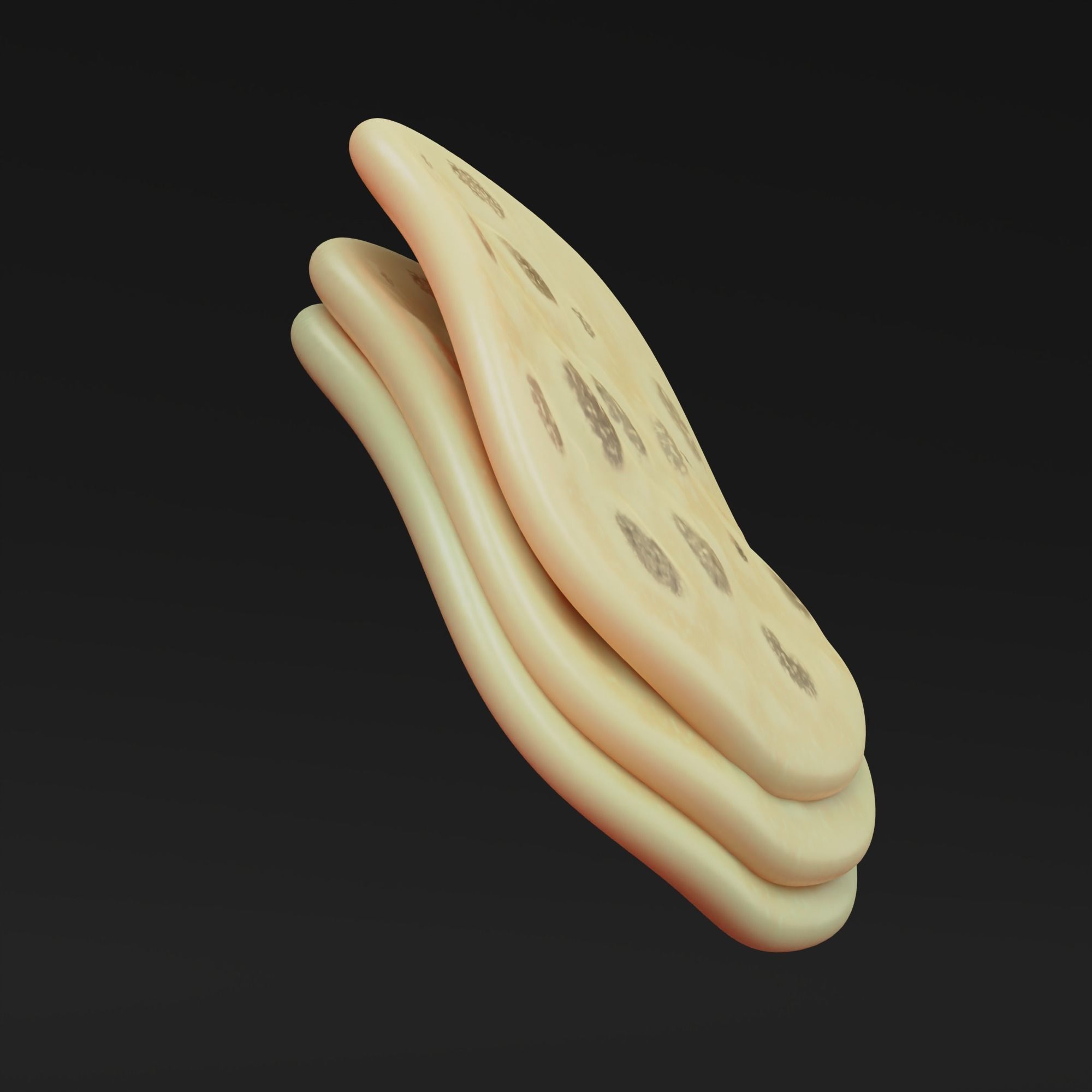 Naan - Stylized 3D icon 3D model | CGTrader