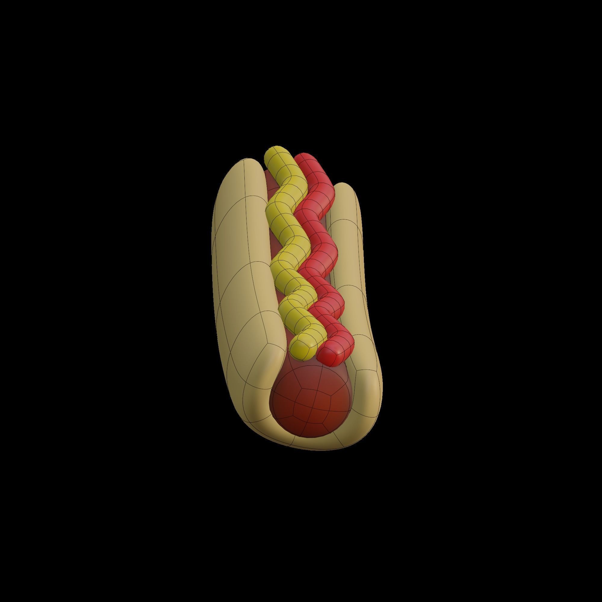 HotDog hot dog 3D model | CGTrader