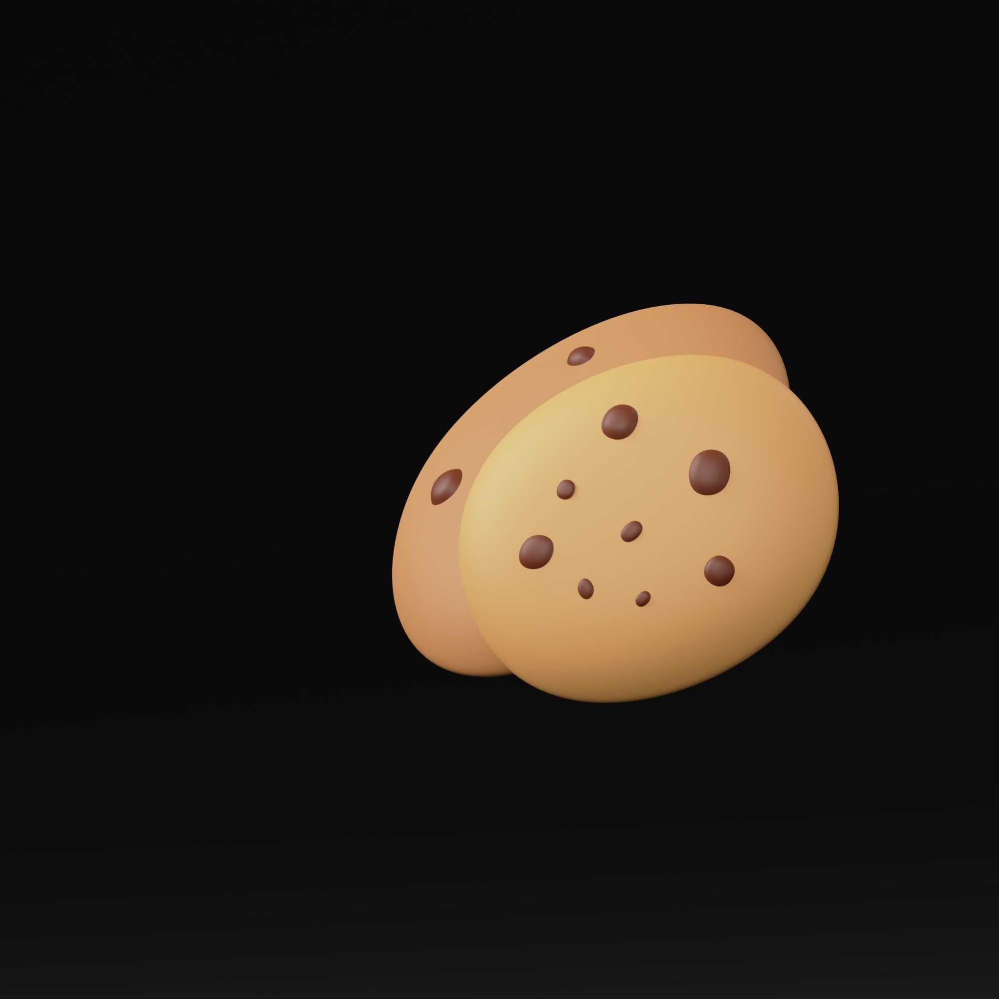Cookies - stylized icon 3D model | CGTrader