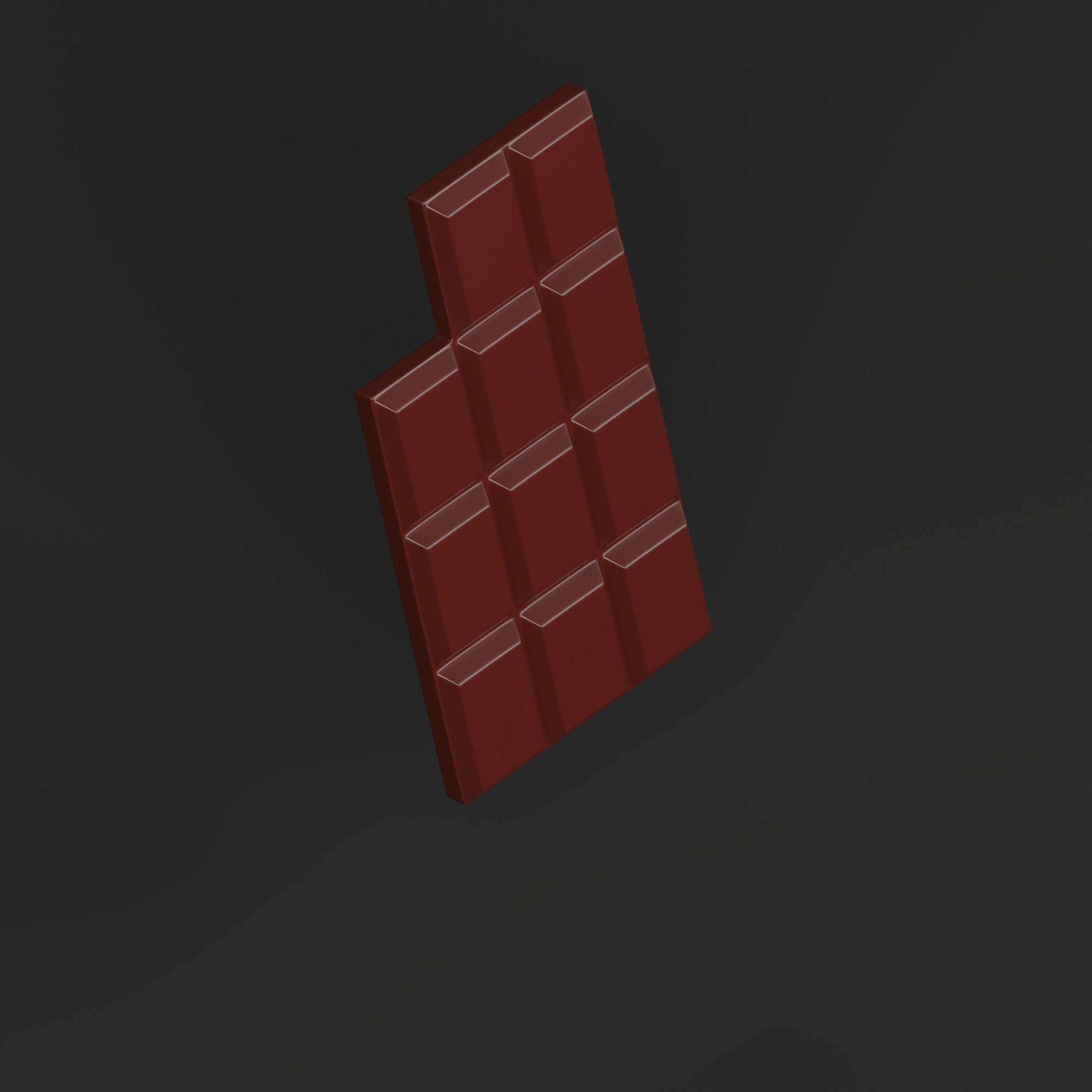 Chocolate Plain 3D model | CGTrader