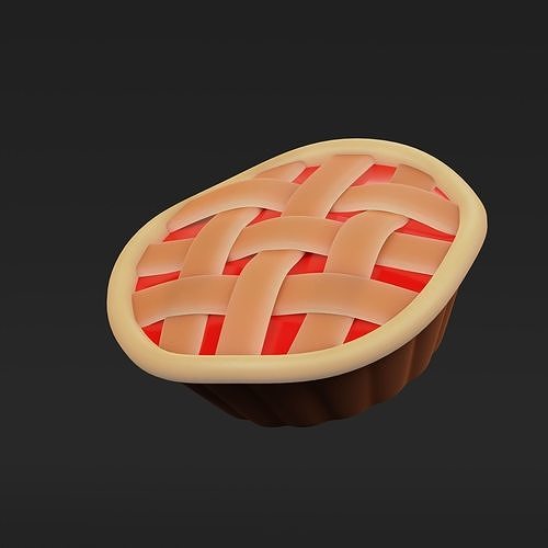 Apple Pie 3D model | CGTrader