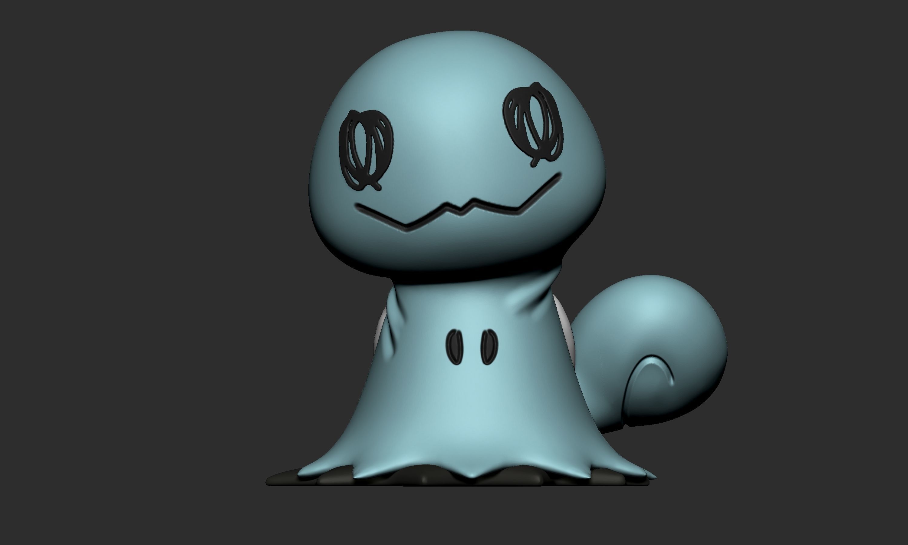 Pokemon - Mimikyu Squirtle free 3D model 3D printable | CGTrader