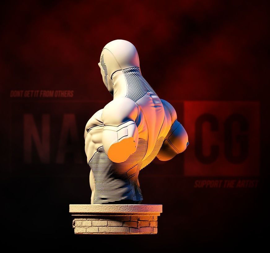 Fan Art - Daredevil - Bust 3D model 3D printable | CGTrader