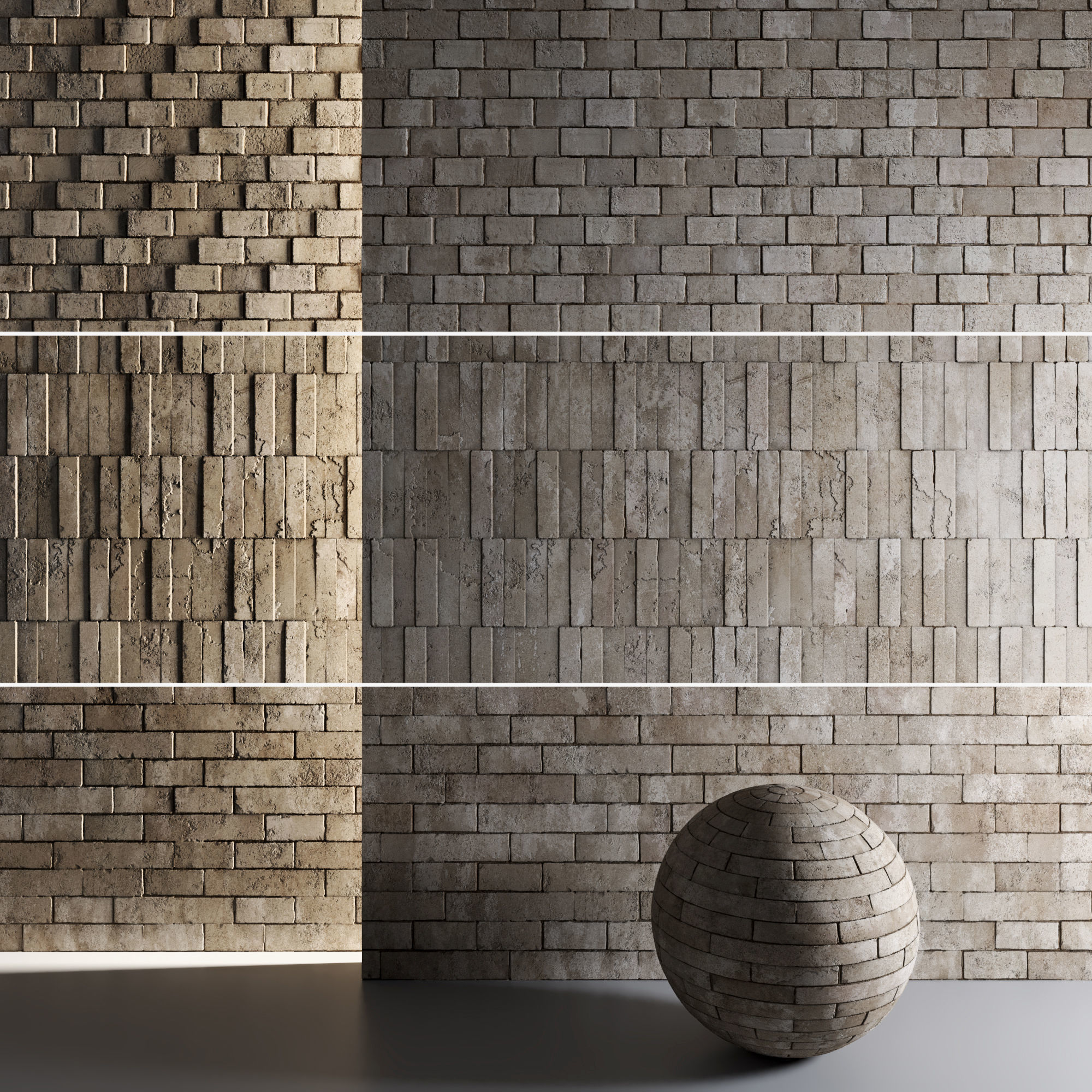 Mrf Rustic Bricks Texture | CGTrader