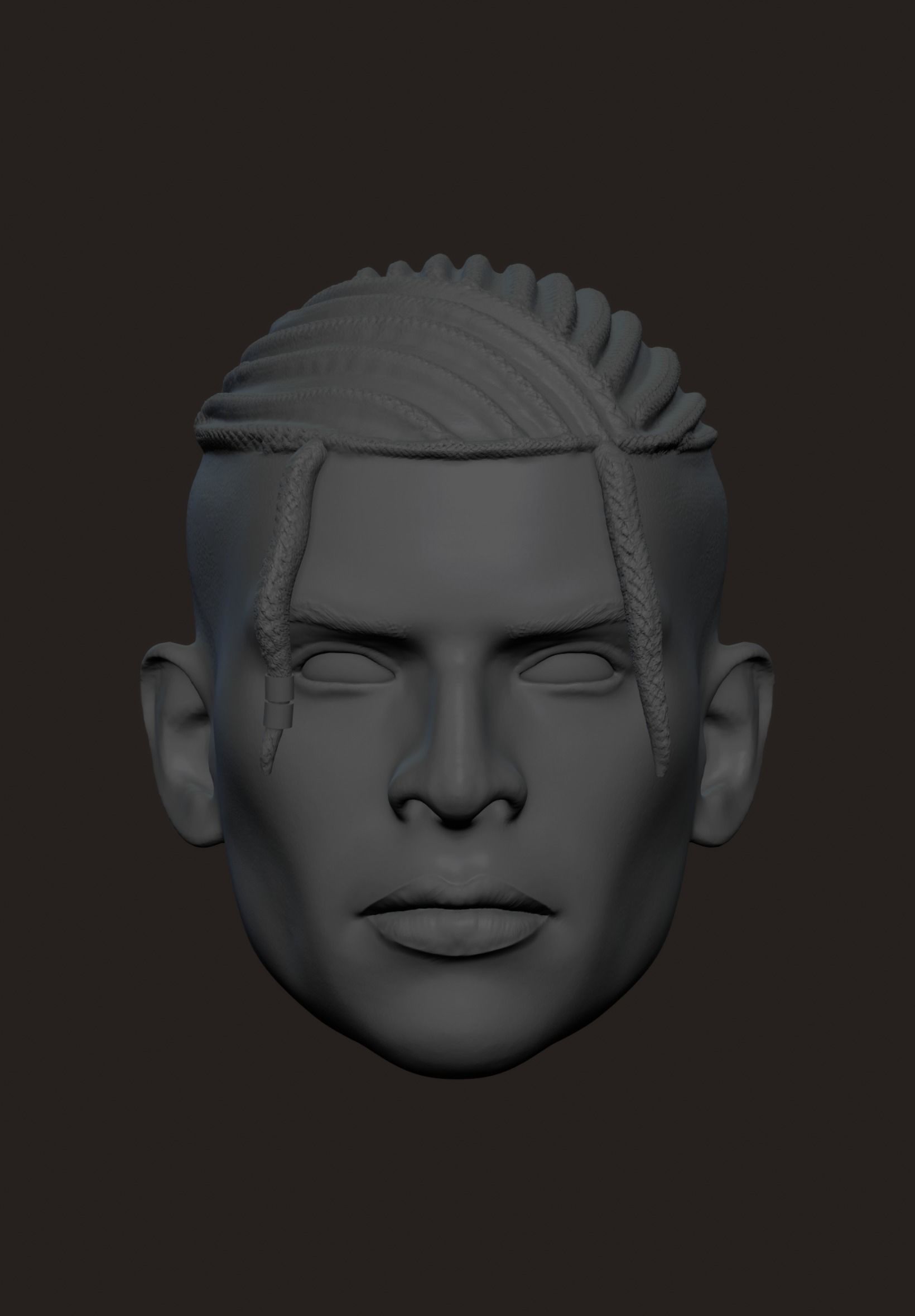 Static Shock Head Sculpt 3D model 3D printable | CGTrader