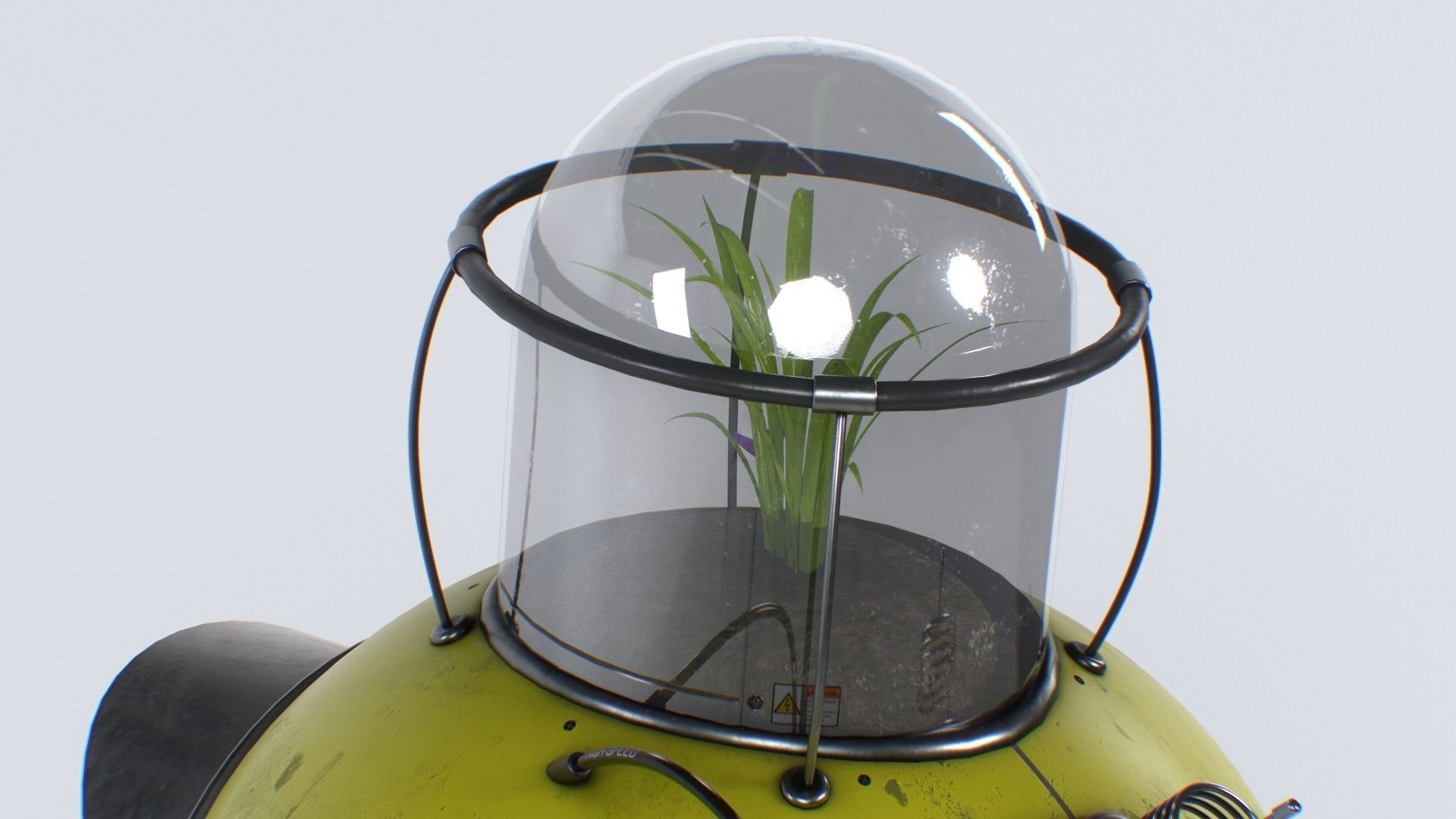 3D model Planting Robot Sci-Fi Fantasy Character VR / AR / low-poly ...