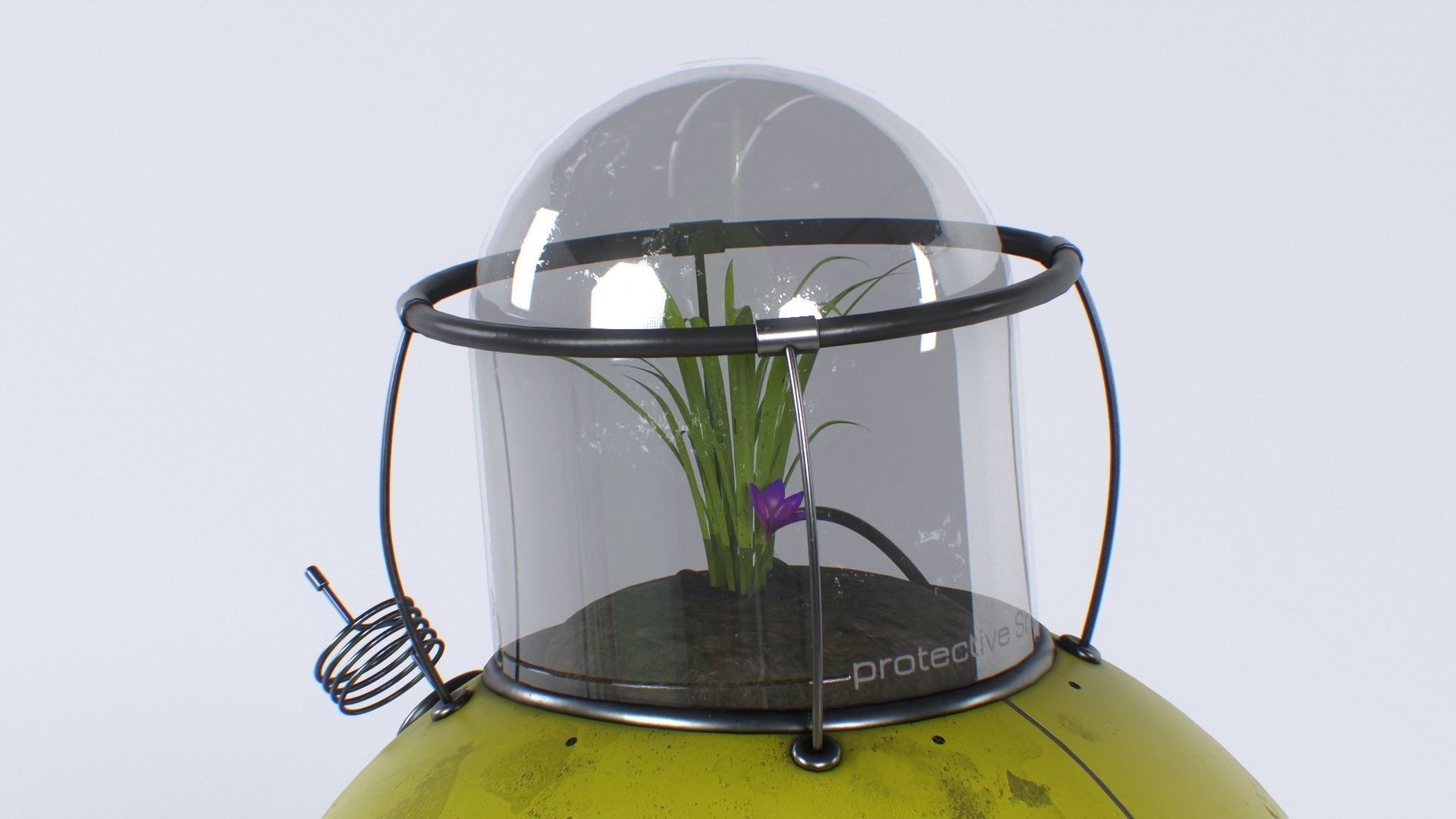 3D model Planting Robot Sci-Fi Fantasy Character VR / AR / low-poly ...