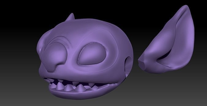 Stitch Head for 3d Printing 3D model 3D printable | CGTrader