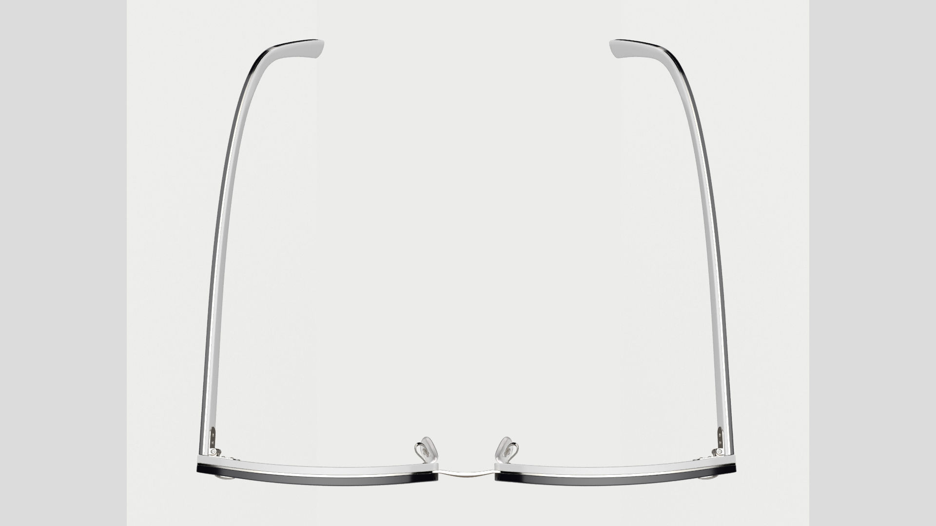 Combined Frames Clubmaster Glasses High Poly 3D model | CGTrader