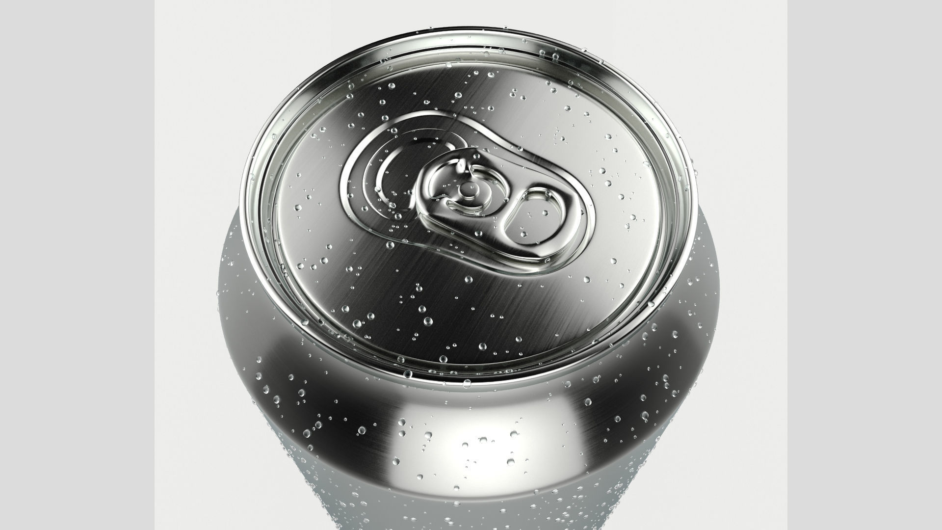 Soda Can King Size 1000ml Water Drops 3D model | CGTrader