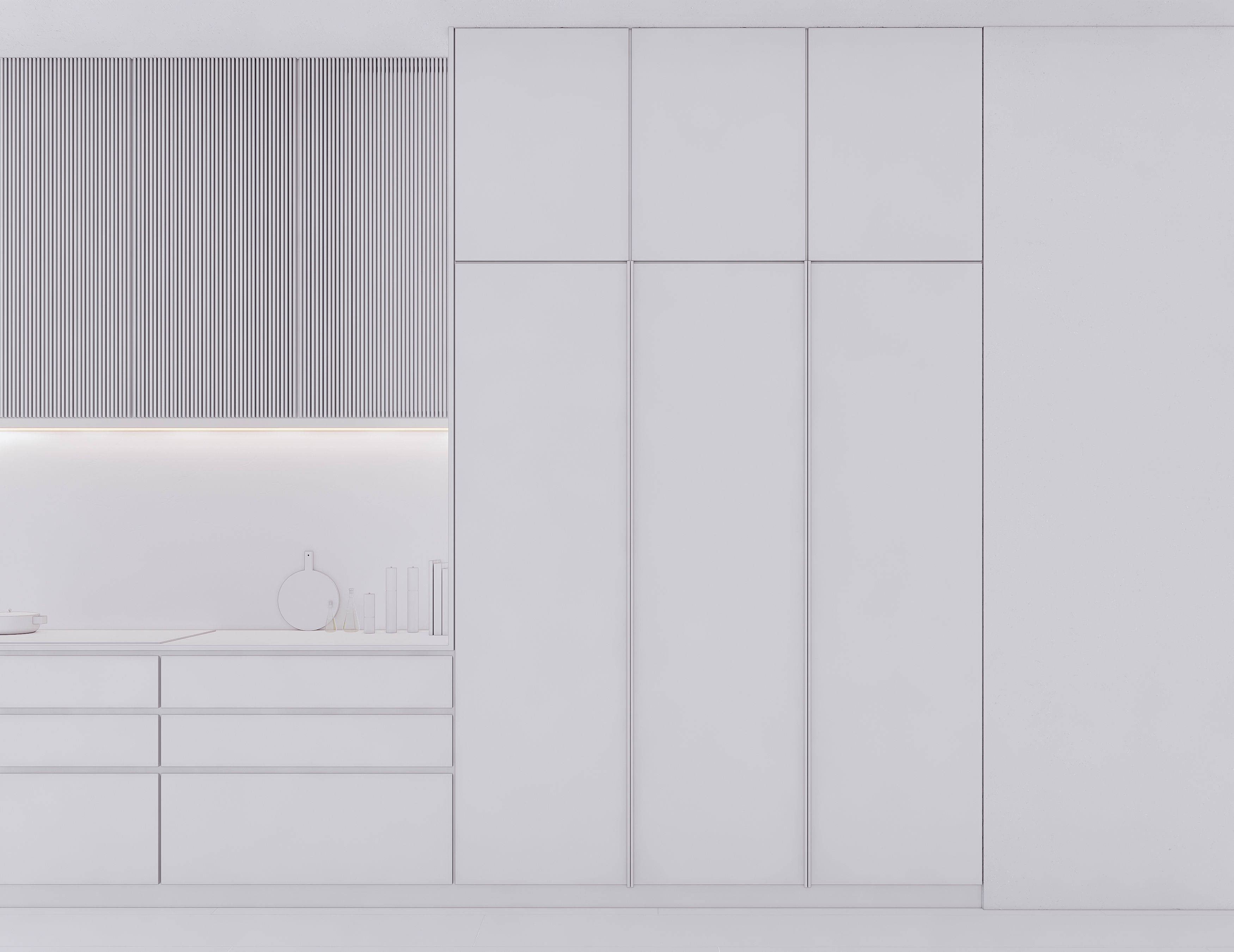 3D model Modern Kitchen Created in Revit 13 VR / AR / low-poly | CGTrader
