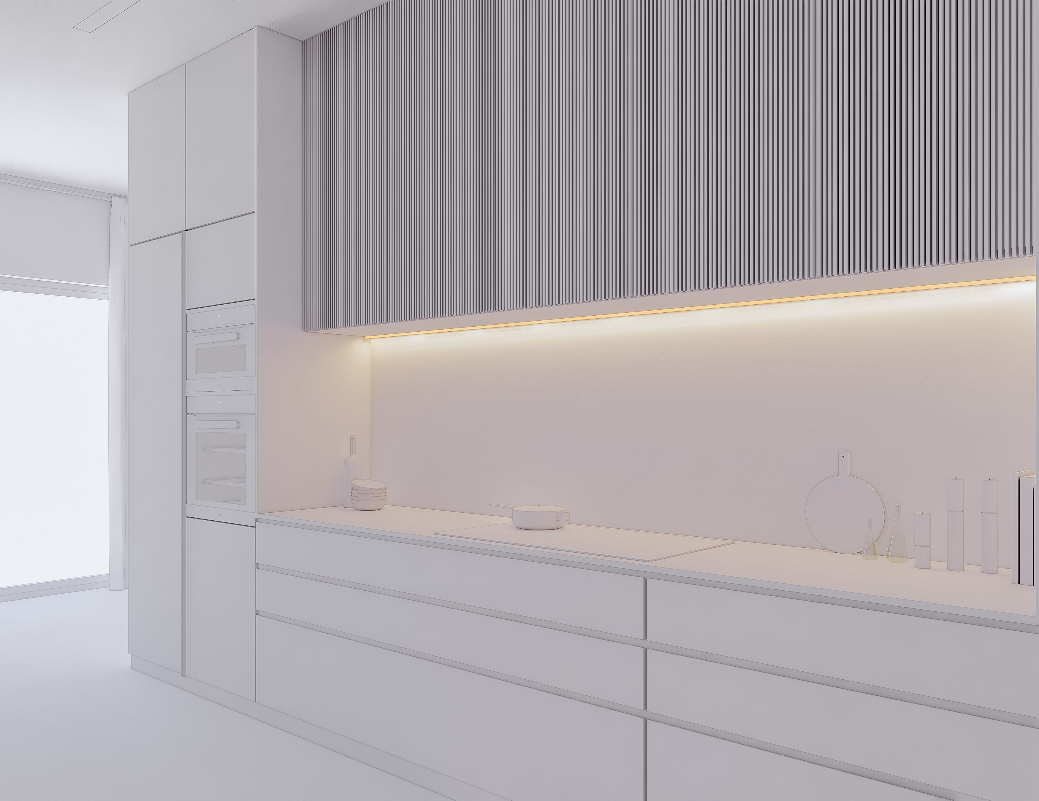 3D model Modern Kitchen Created in Revit 13 VR / AR / low-poly | CGTrader