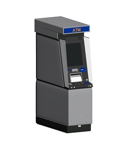 ATM Machine 3D model | CGTrader