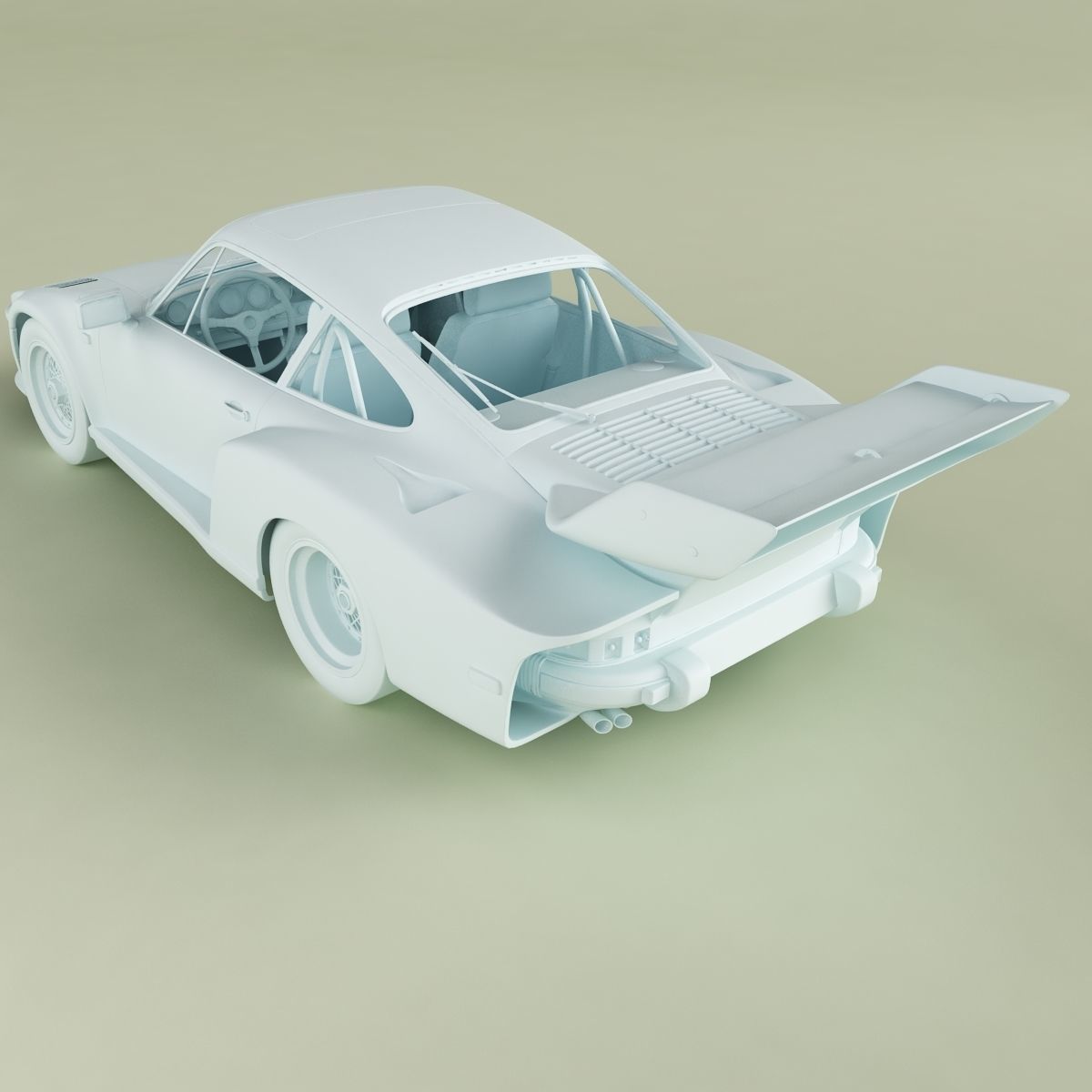 Porsche 911 935 Strassenversion 3D model | CGTrader