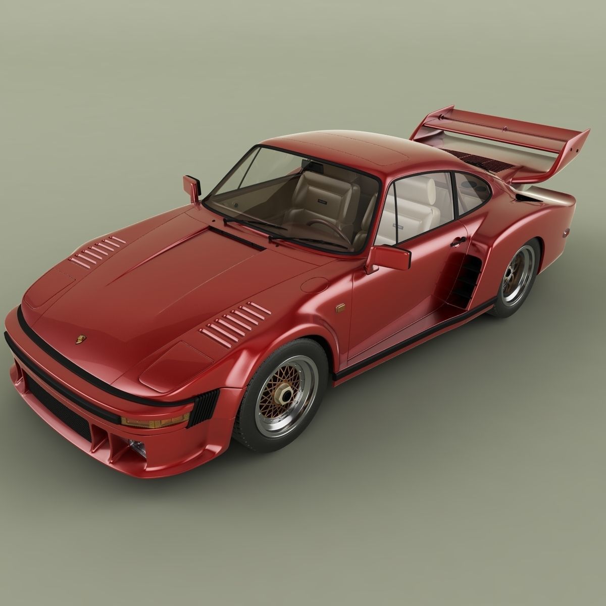 Porsche 911 935 Strassenversion 3D model | CGTrader