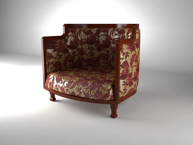 Old Arm Chair 3D model | CGTrader