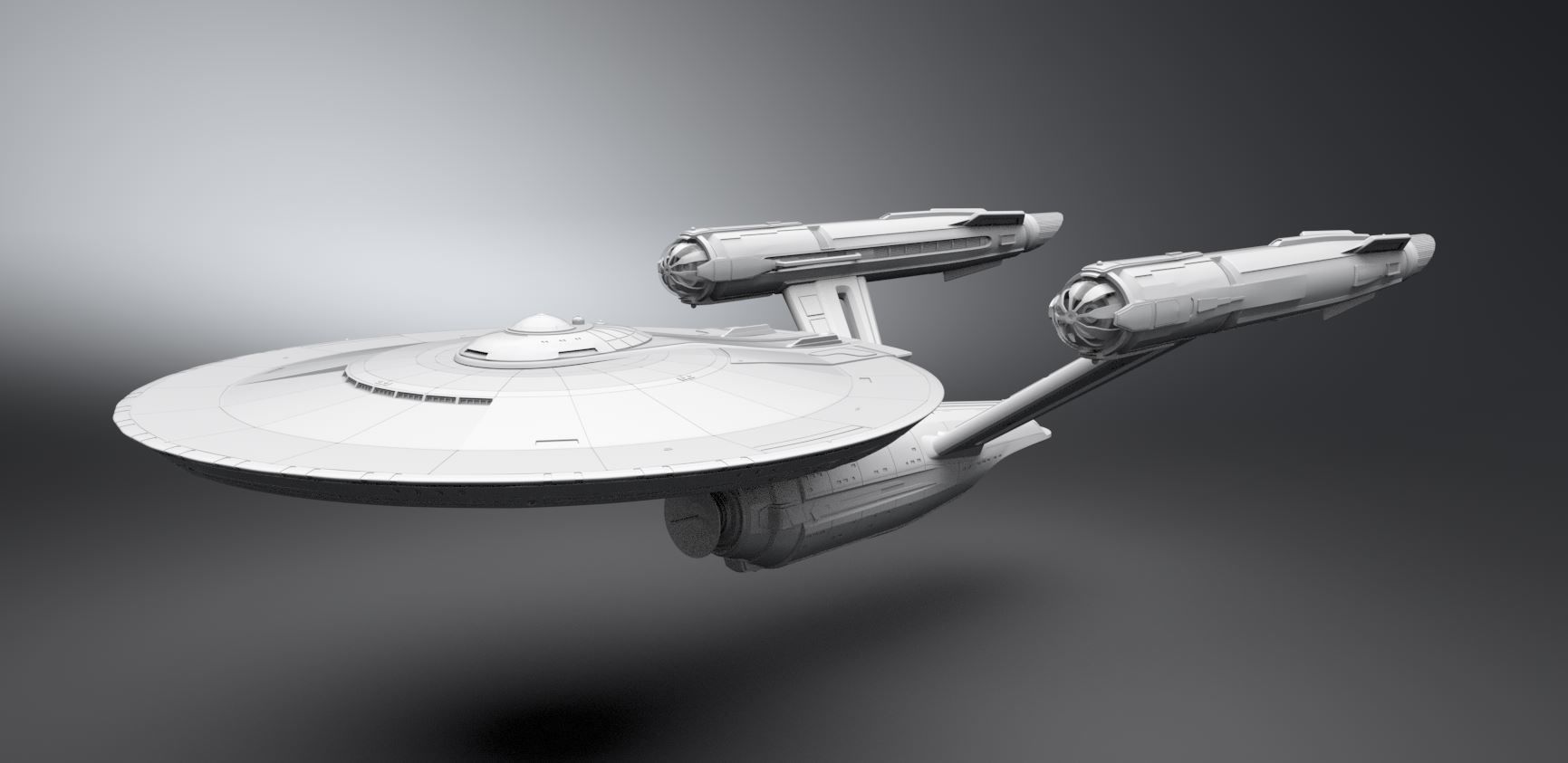 SNW Discovery Enterprise Scale model 3D model 3D printable | CGTrader