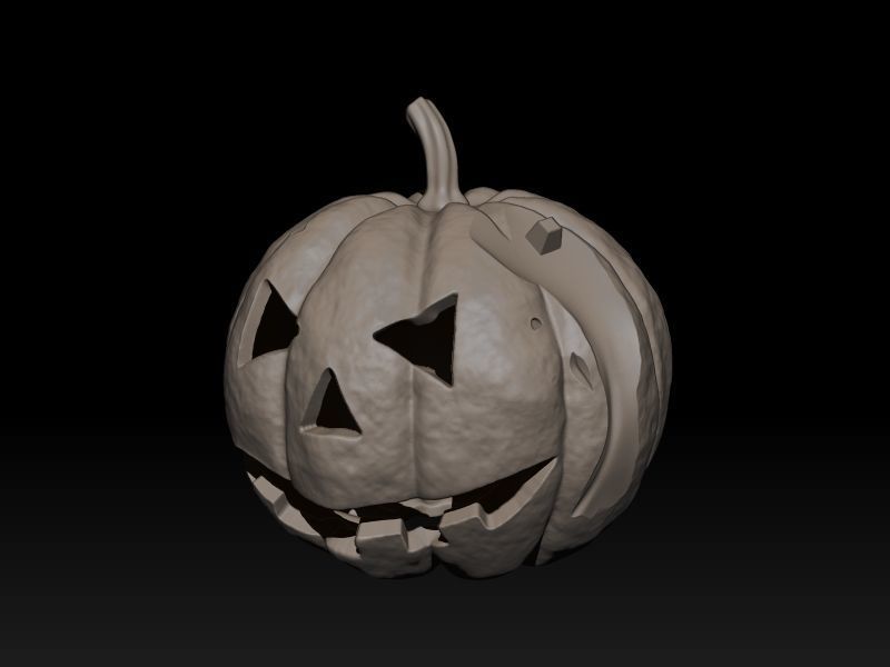 Elvira on Pumpkin 3D model 3D printable | CGTrader