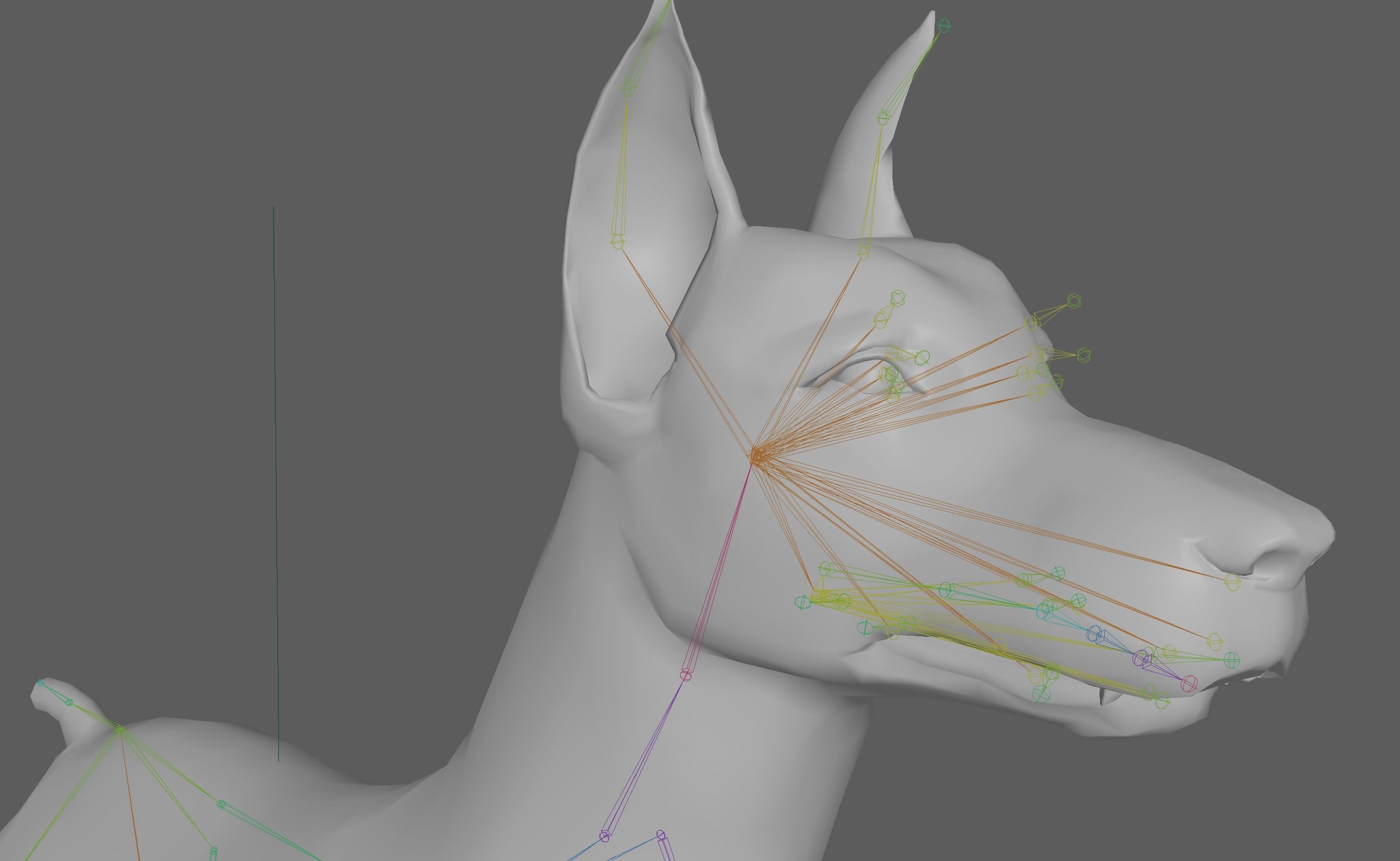 Doberman Dog Rig 3D model rigged | CGTrader