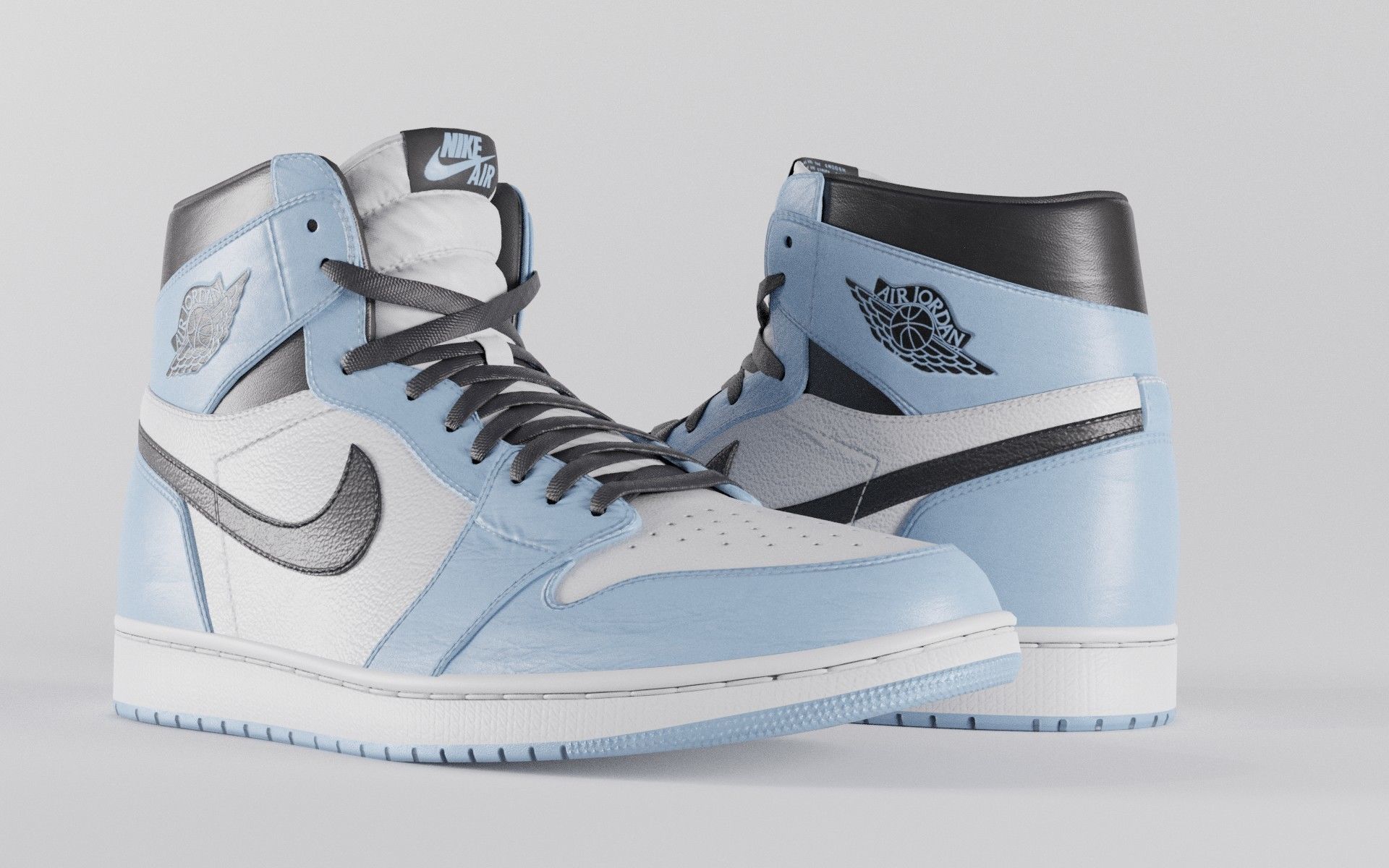 3D model Air Jordan 1 Variety Pack VR / AR / low-poly | CGTrader