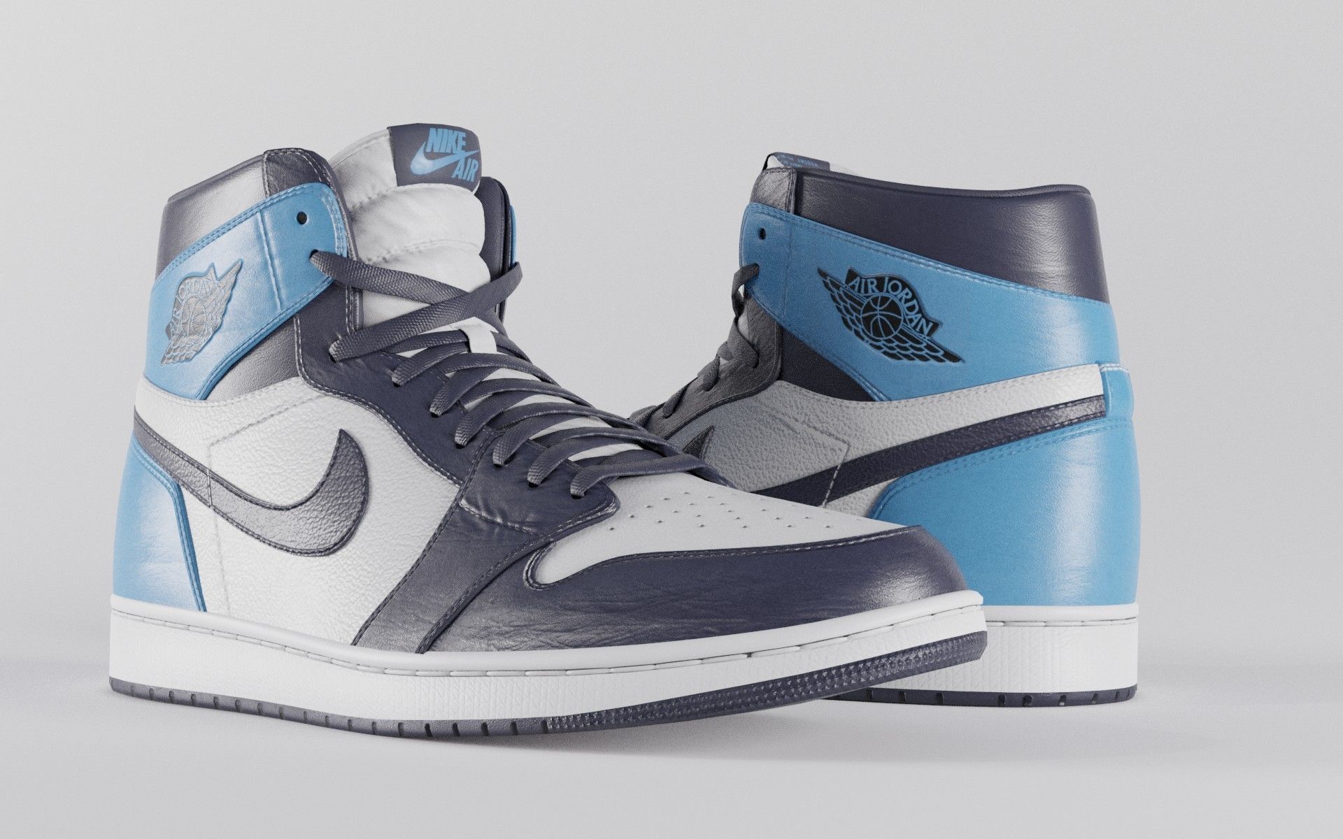 3D model Air Jordan 1 Variety Pack VR / AR / low-poly | CGTrader