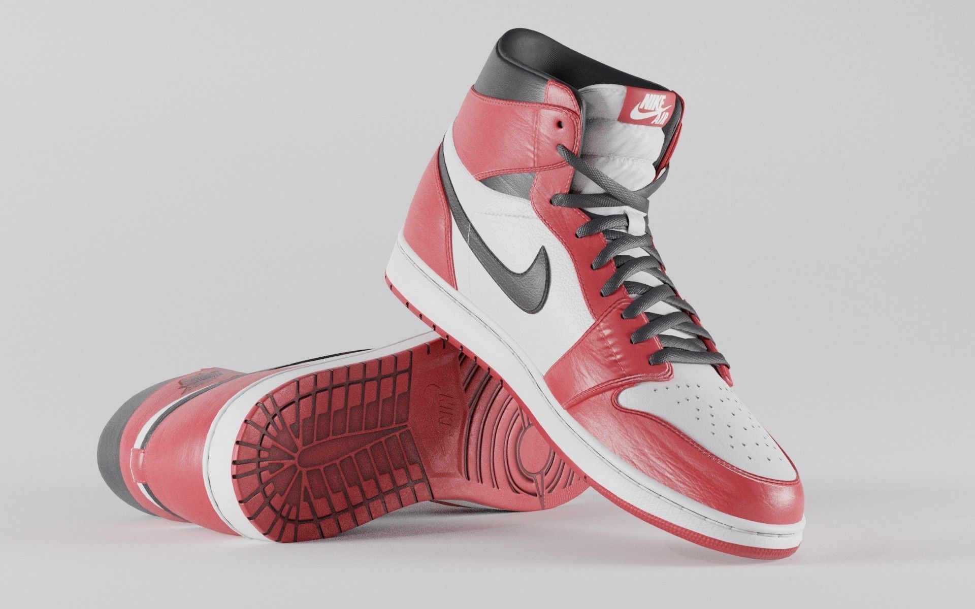 3D model Air Jordan 1 Variety Pack VR / AR / low-poly | CGTrader