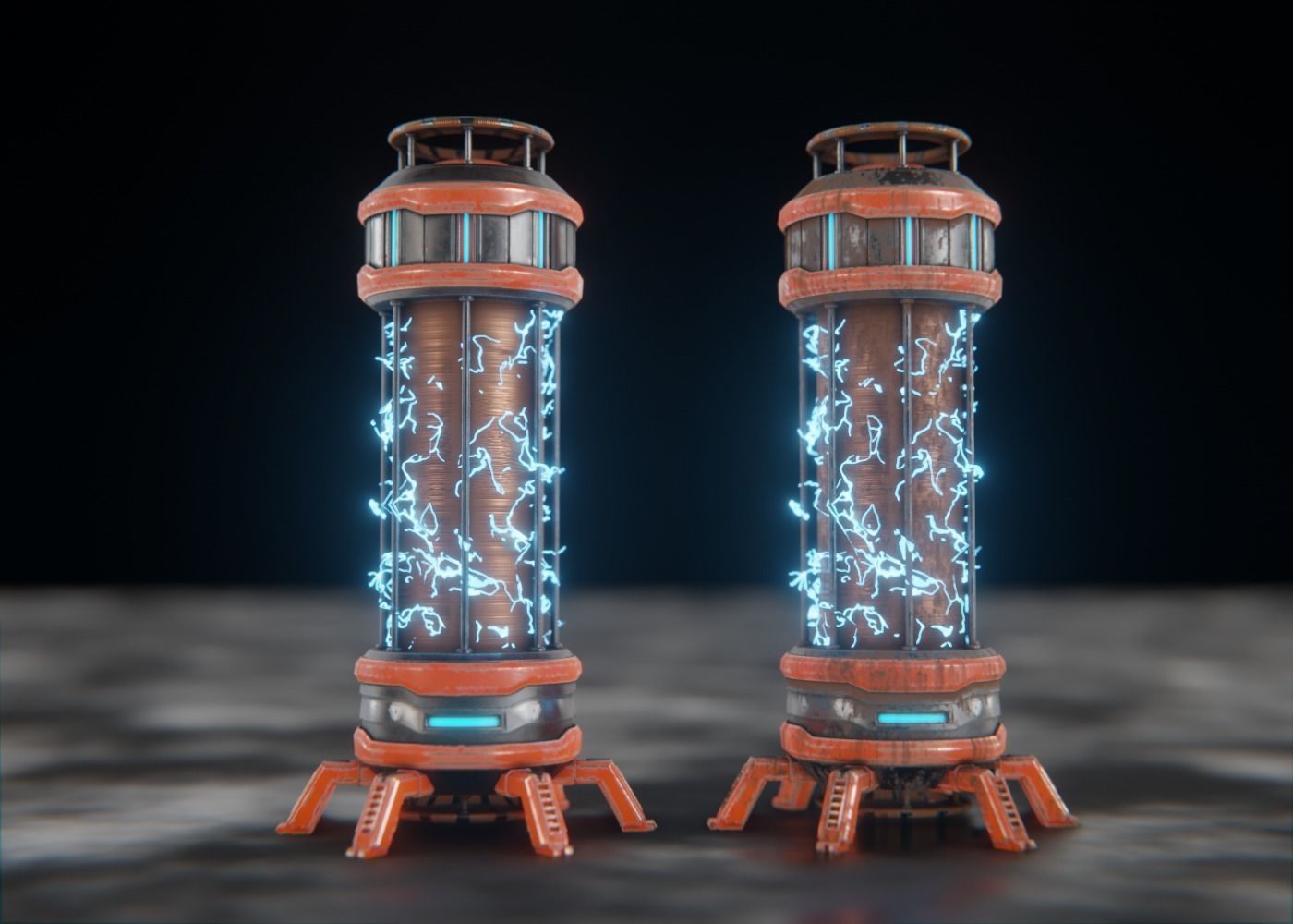 3D model Sci-Fi Reactor VR / AR / low-poly | CGTrader