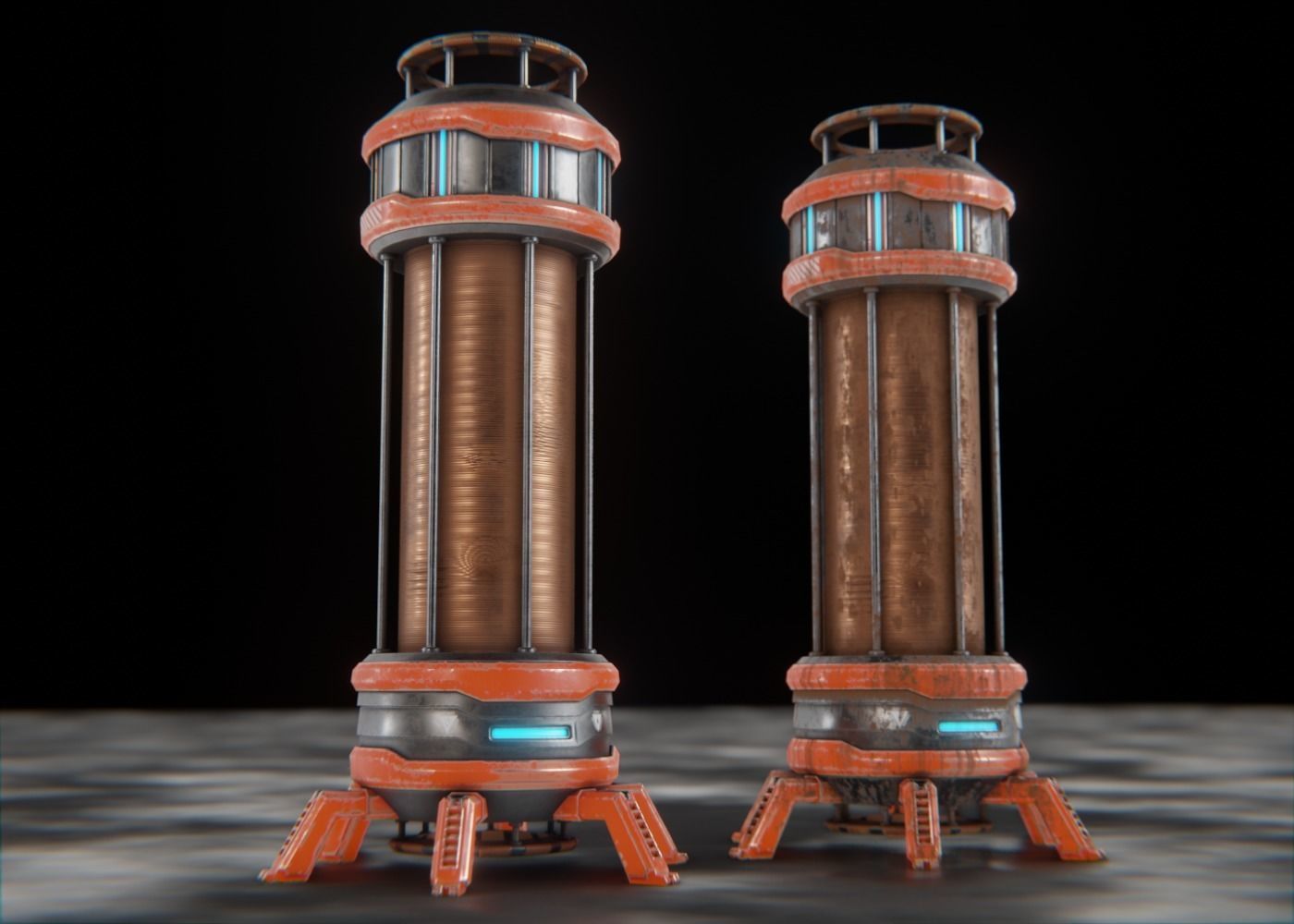3D model Sci-Fi Reactor VR / AR / low-poly | CGTrader