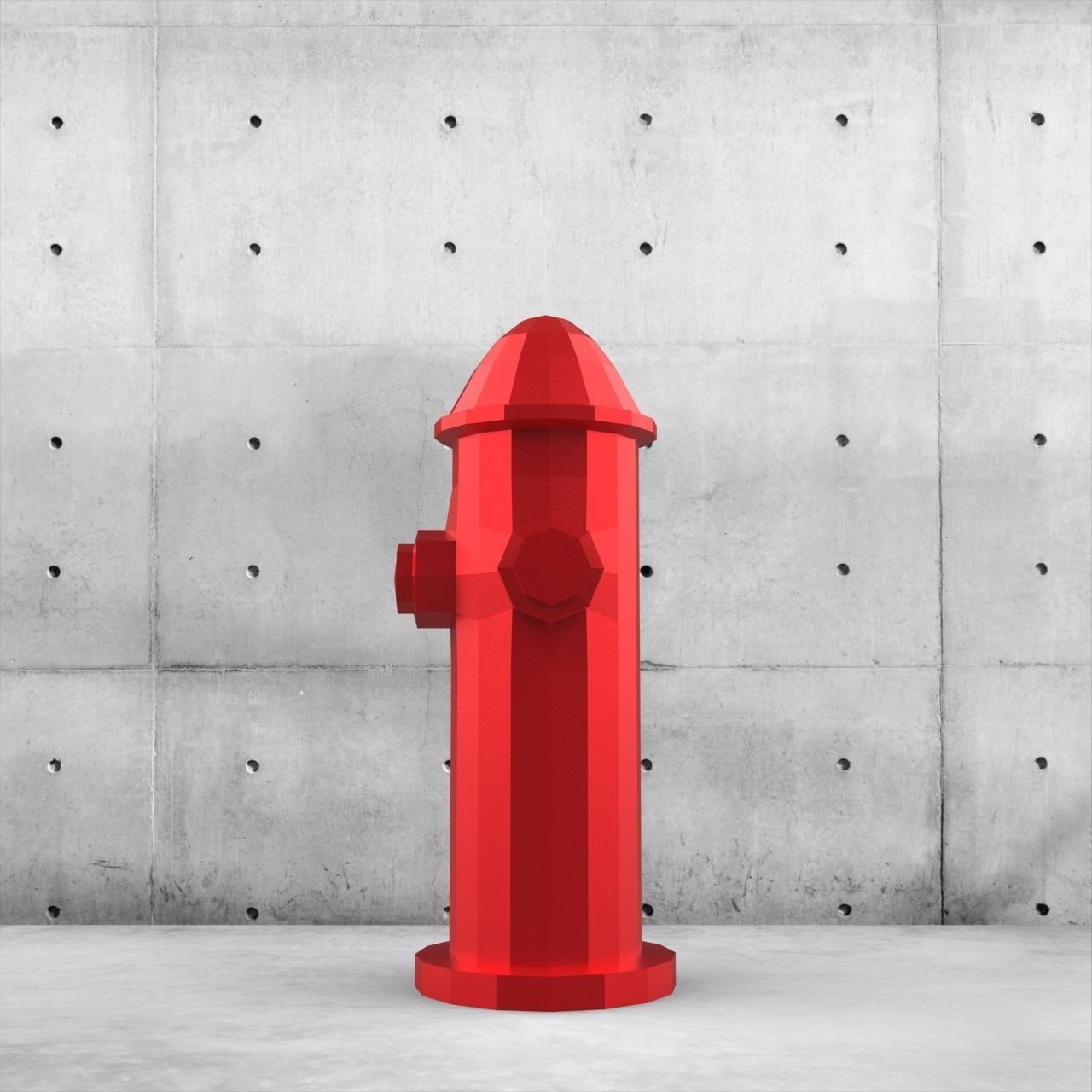 low-poly fire hydrant free VR / AR / low-poly 3D model | CGTrader