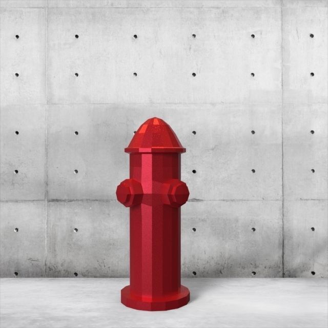 low-poly fire hydrant free VR / AR / low-poly 3D model | CGTrader