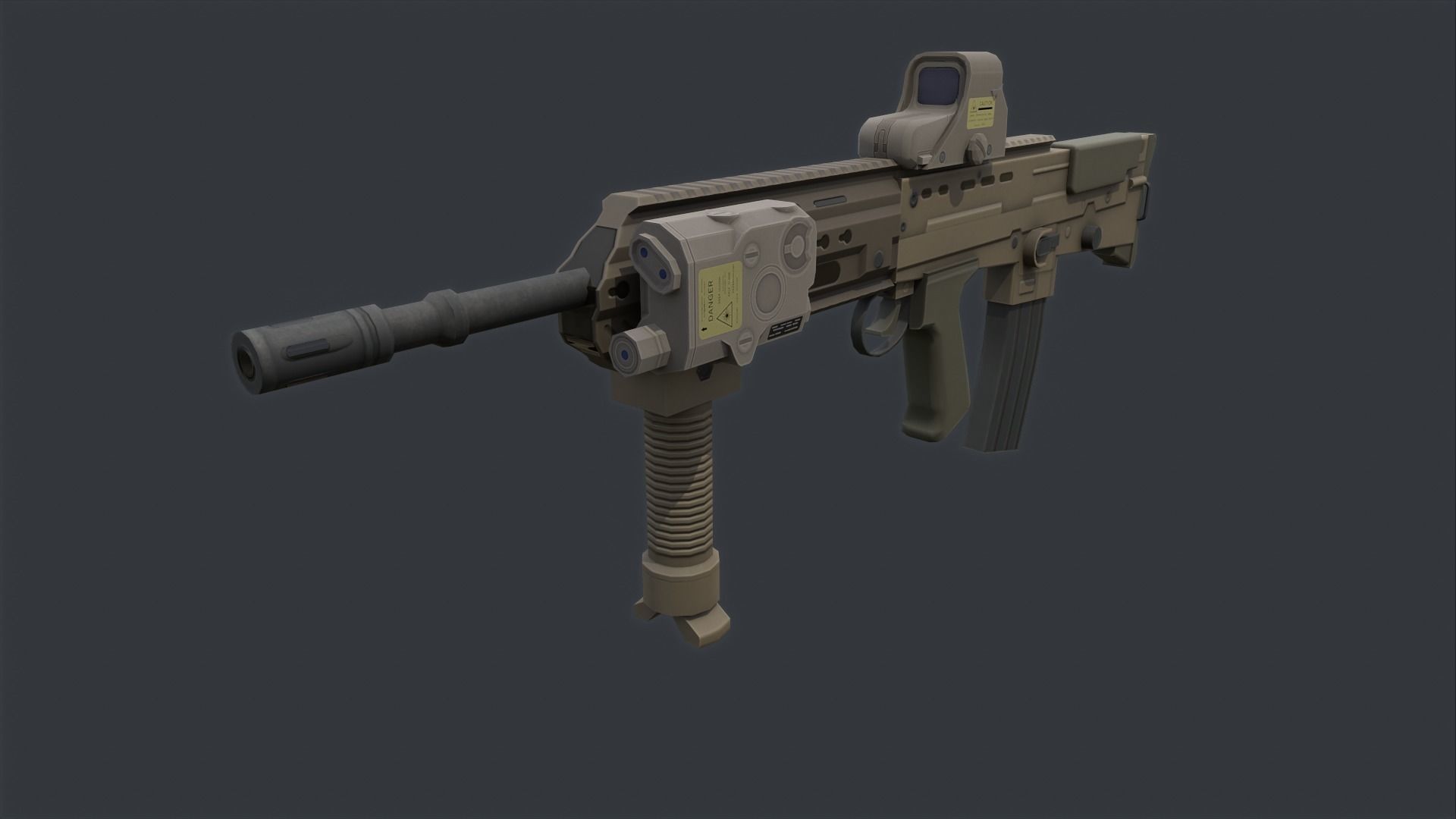 3D model L85-A3 Pack accessories VR / AR / low-poly | CGTrader