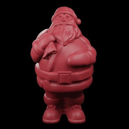 Santa Claus Pere Noel 3D model 3D printable | CGTrader