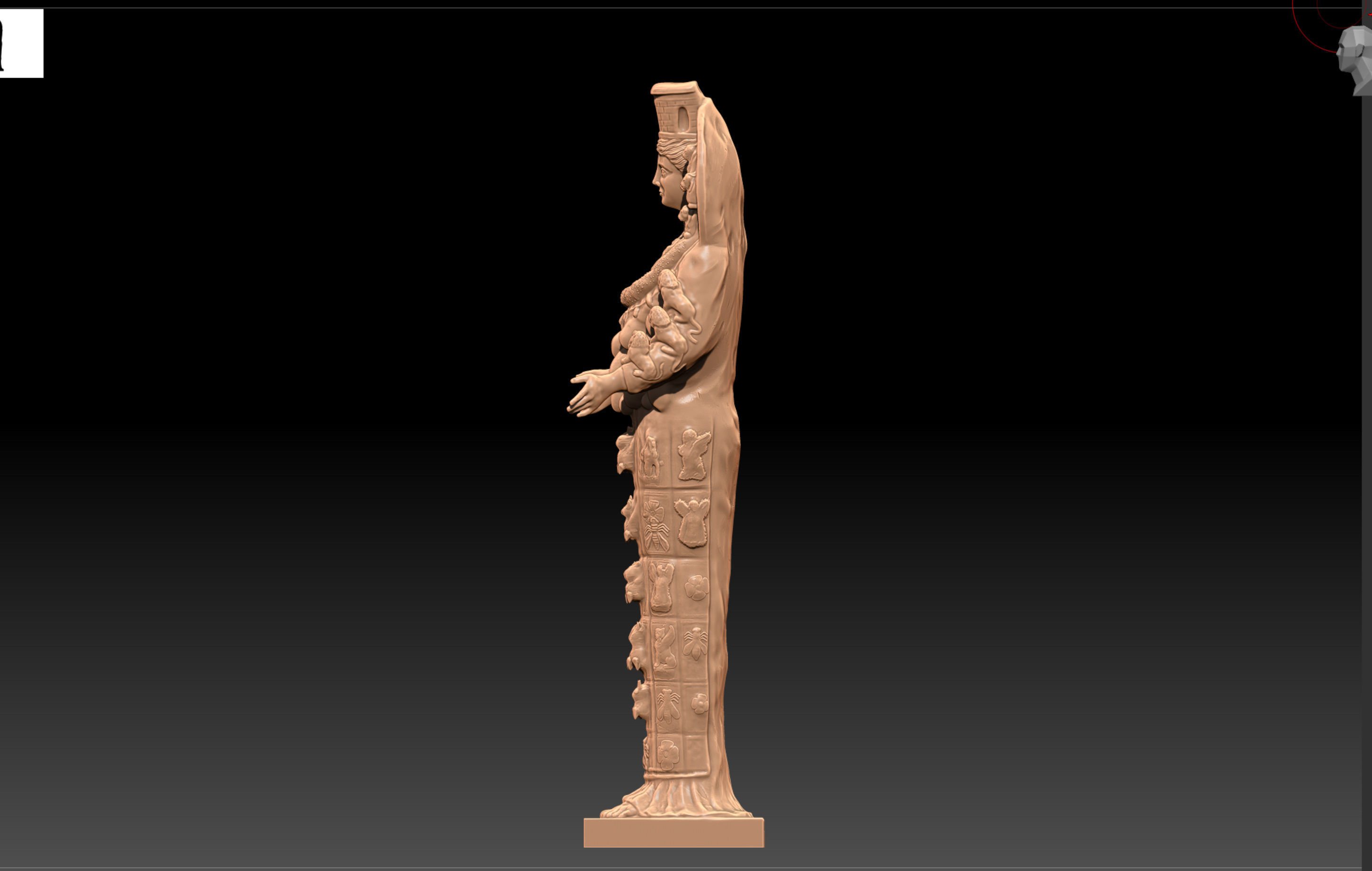 Black Artemis 3D model 3D printable | CGTrader