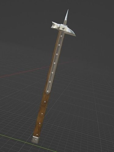 Medieval Single Hand War Hammer free VR / AR / low-poly 3D model | CGTrader