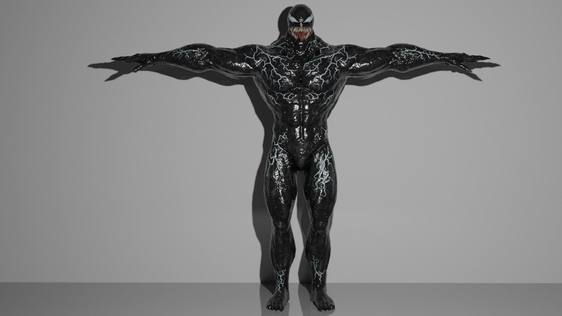 VENOM 3D model rigged | CGTrader