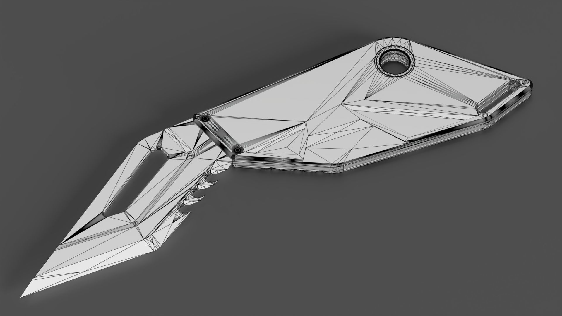 3D model Knife Stylized VR / AR / low-poly | CGTrader