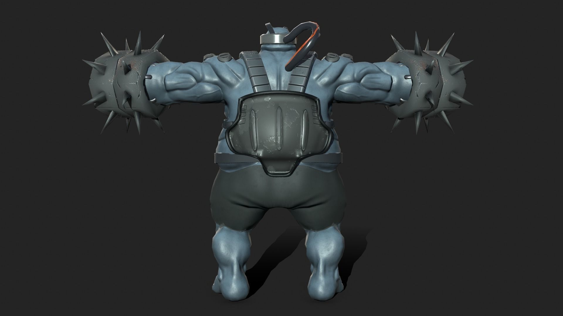 Sci-Fi monster creature Game-ready free VR / AR / low-poly 3D model ...