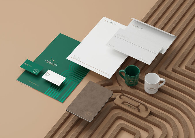 Brand Stationery 3d Models Texture | CGTrader