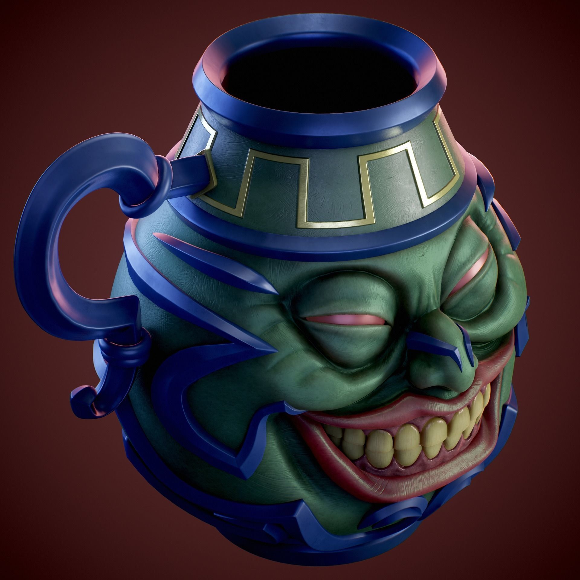 Pot of Greed - Original Look - Yu-Gi-Oh 3D model 3D printable | CGTrader