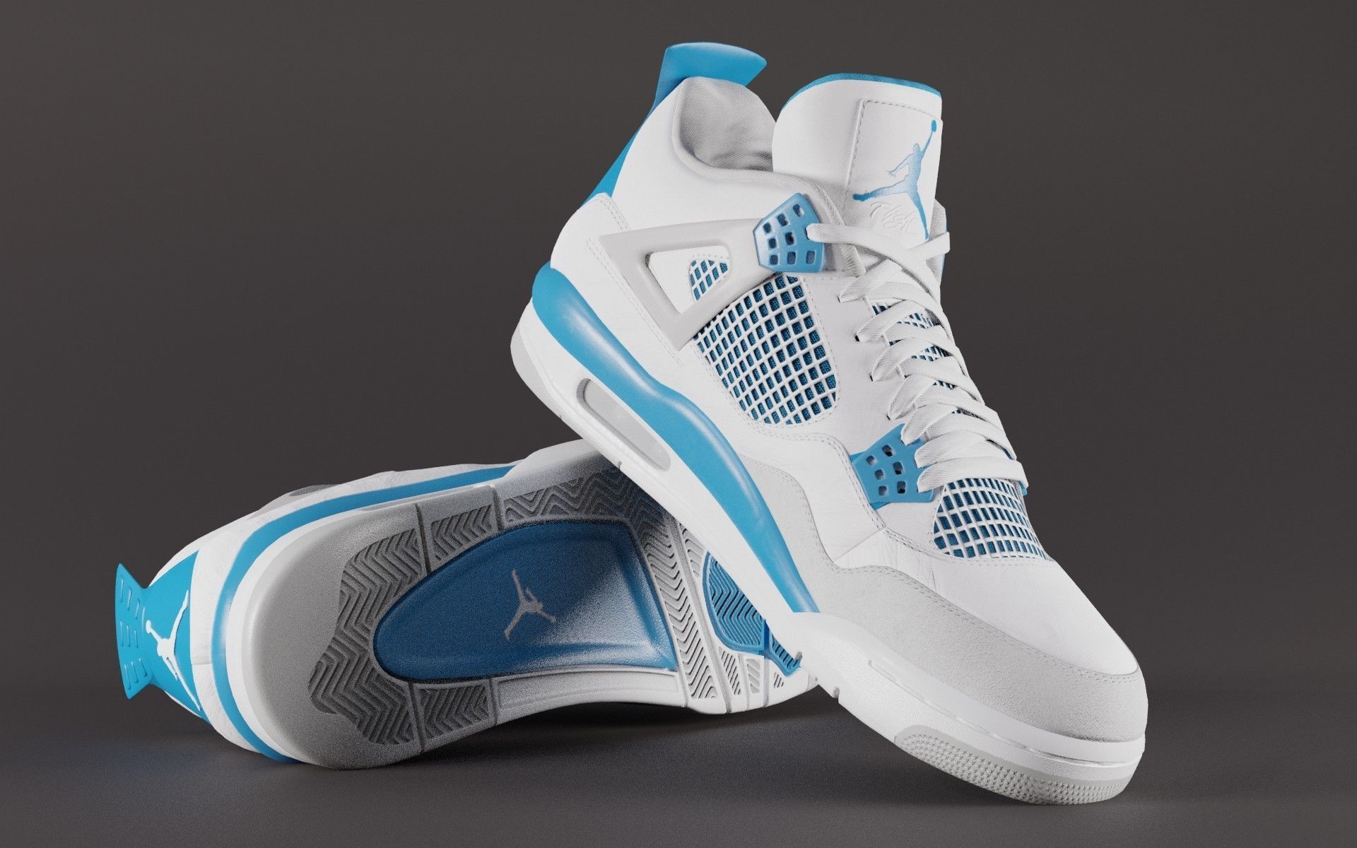 3D model Air Jordan 4 Jumpman Variety Pack VR / AR / low-poly | CGTrader