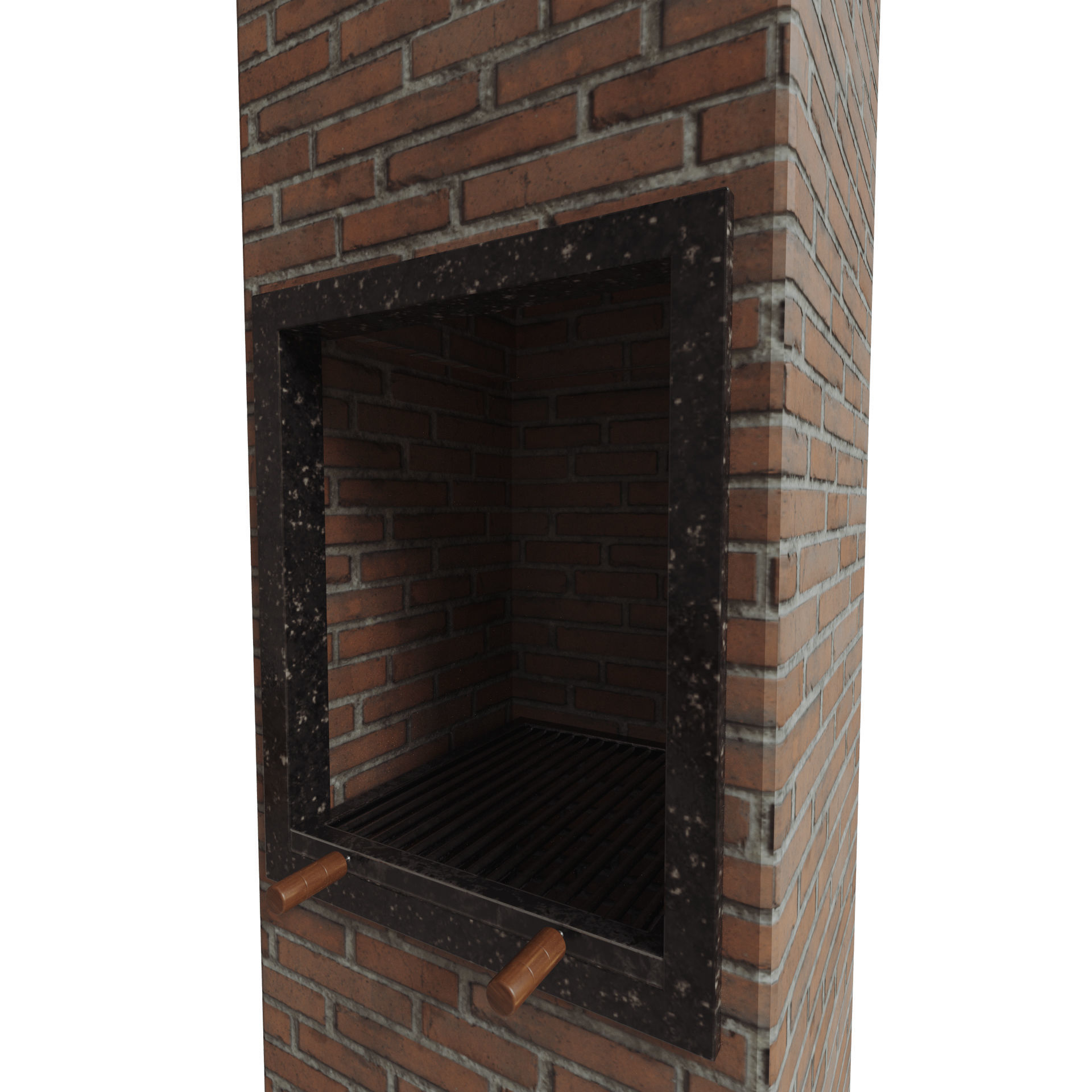 Brazilian Barbecue Brick Grill 3D model | CGTrader