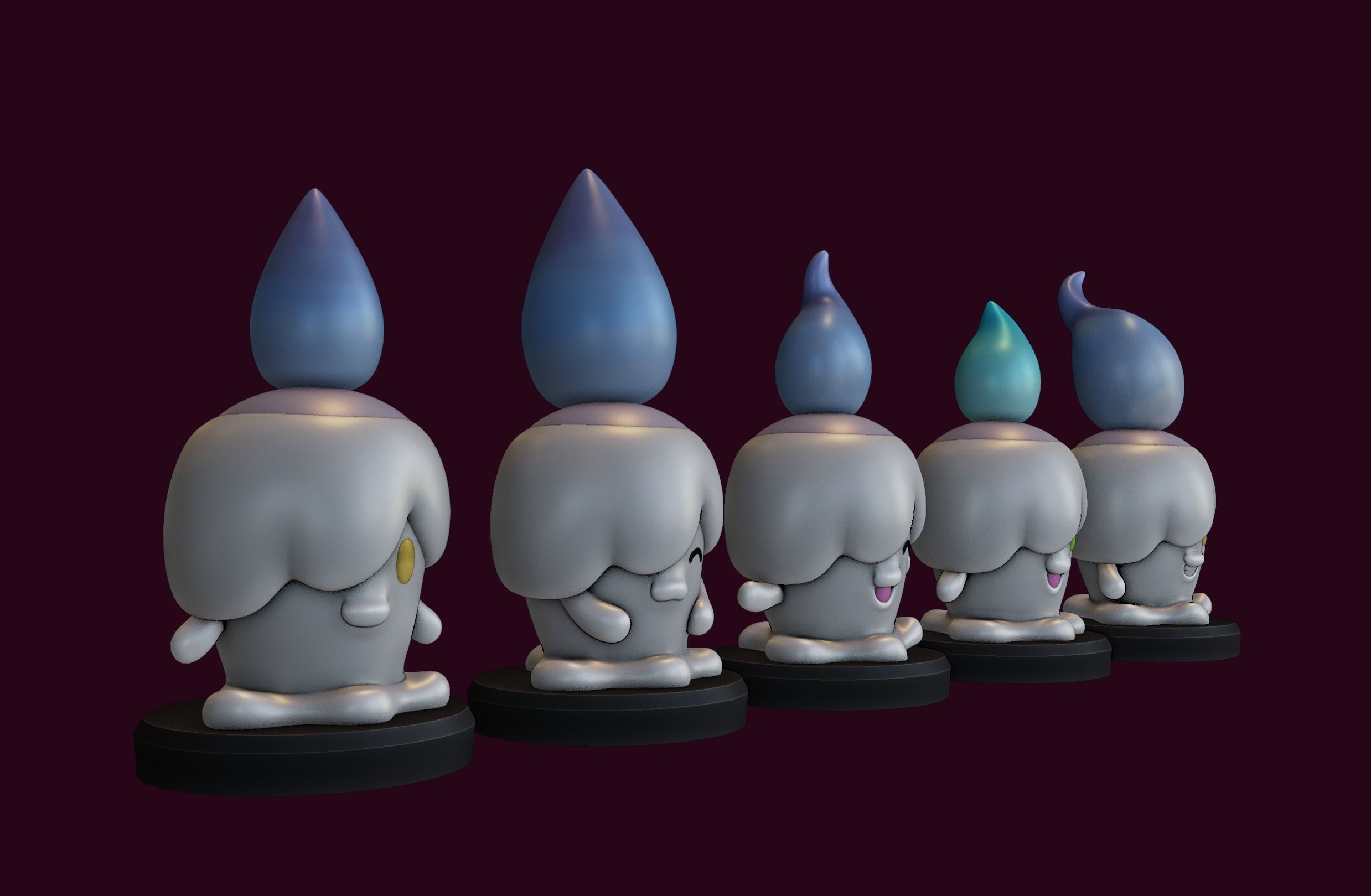 litwick - Pokemon 3D model 3D printable | CGTrader