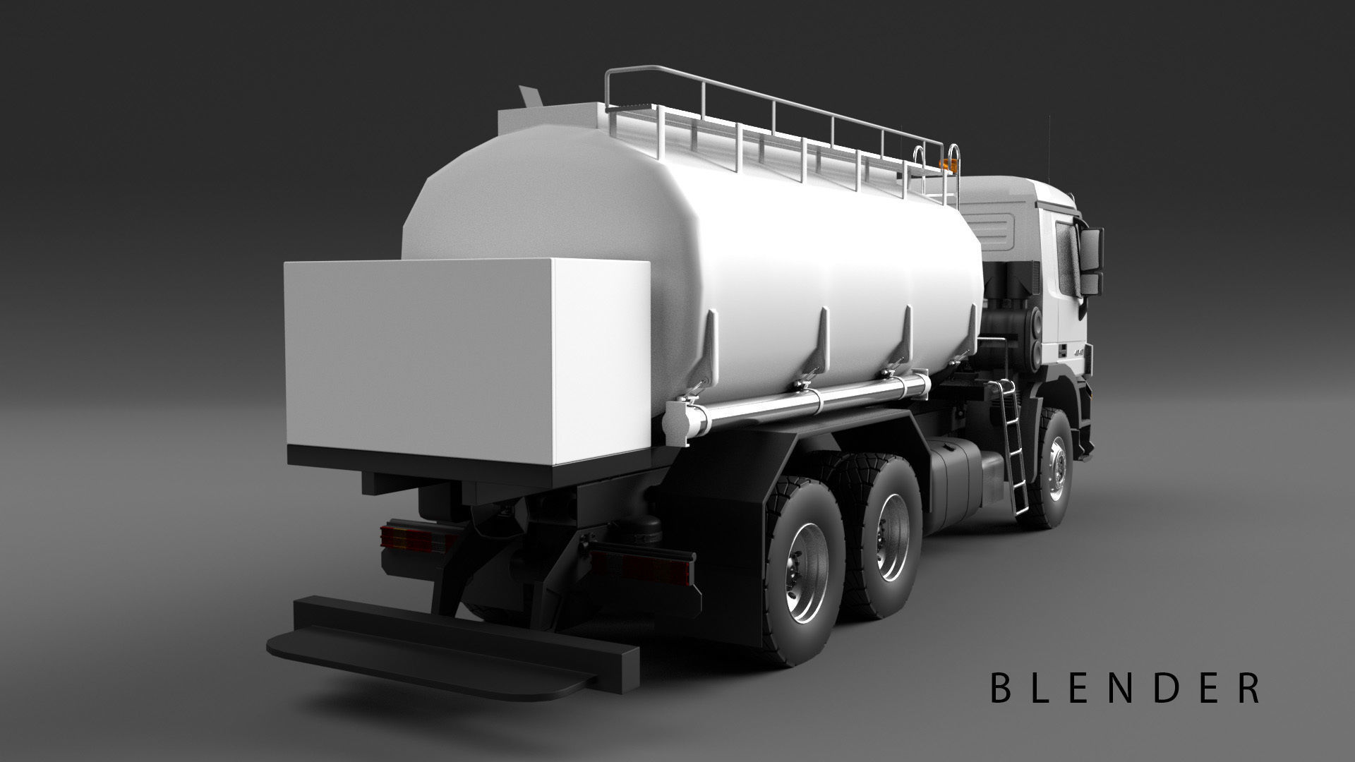 Mercedes ACTROS 4040-A 6x6 Fuel tank 3D model | CGTrader