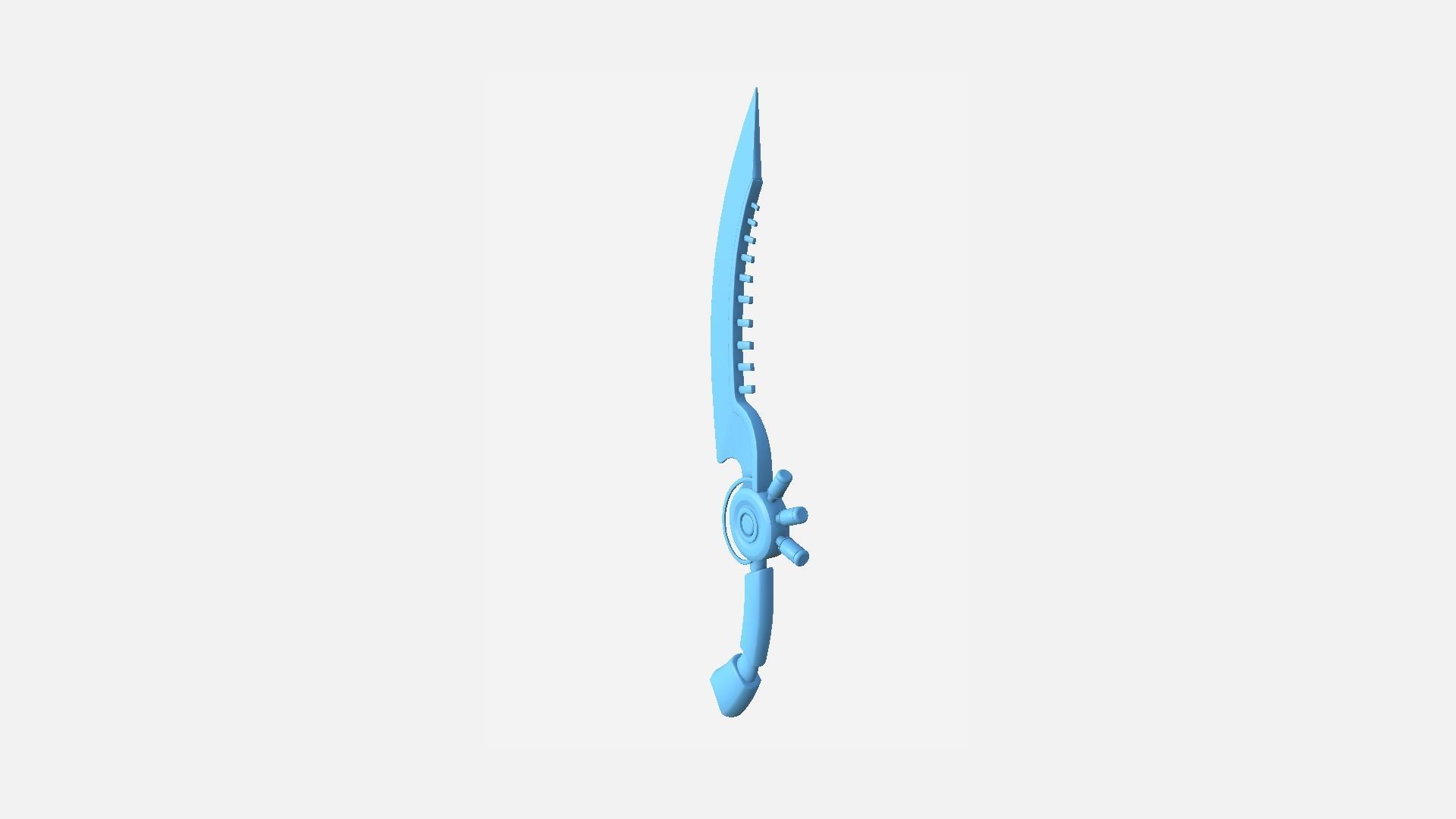 3D model SciFi Dagger A05 Black Yellow - Sci Fi Weapon Design VR / AR ...