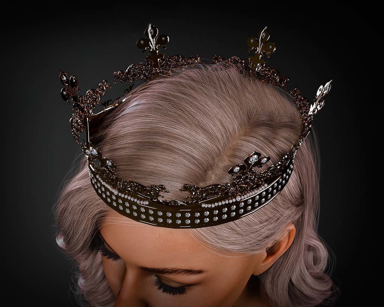 Royal Crown Package 3D model | CGTrader