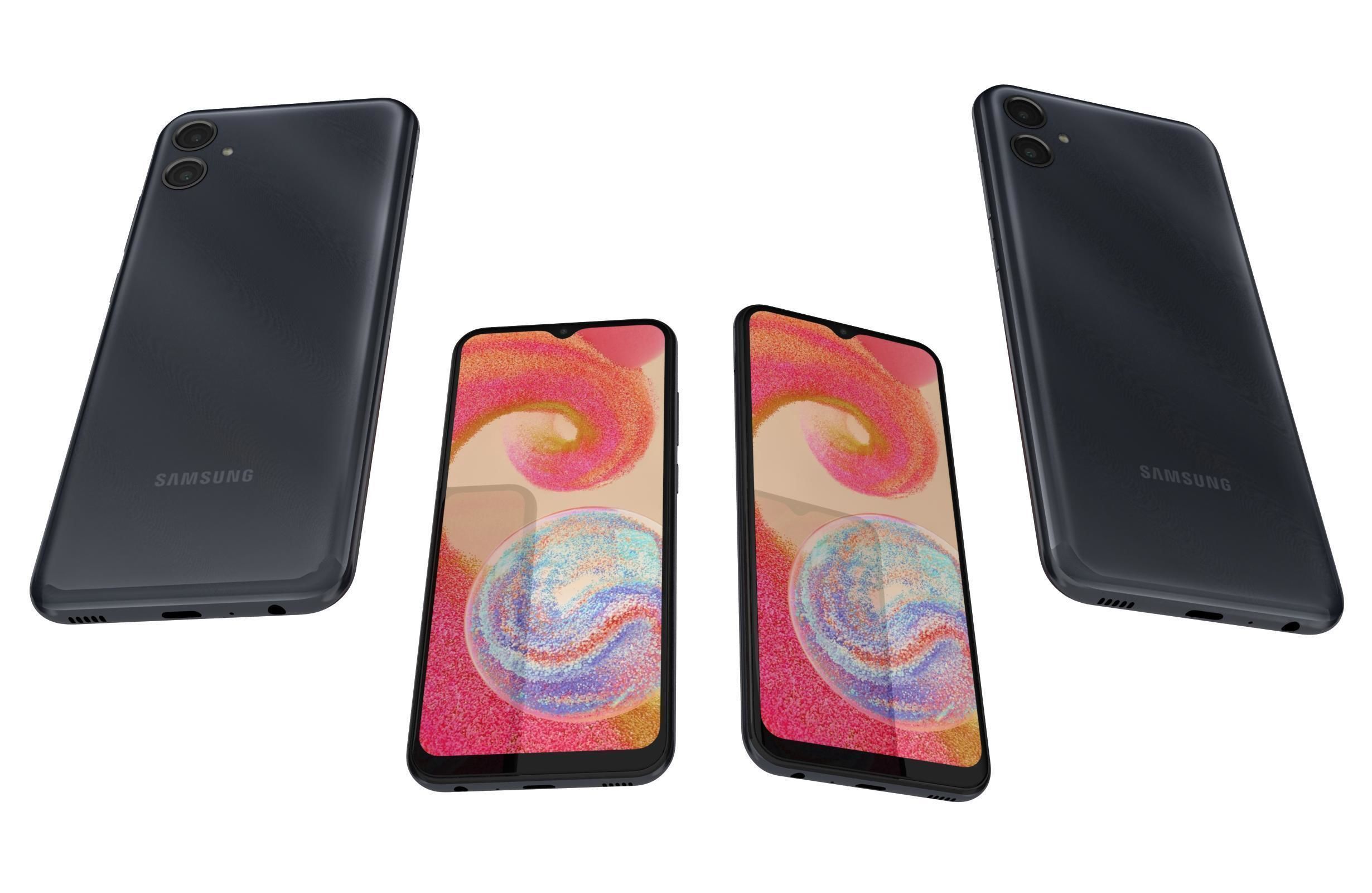 Samsung Galaxy A04e Black 3D model | CGTrader