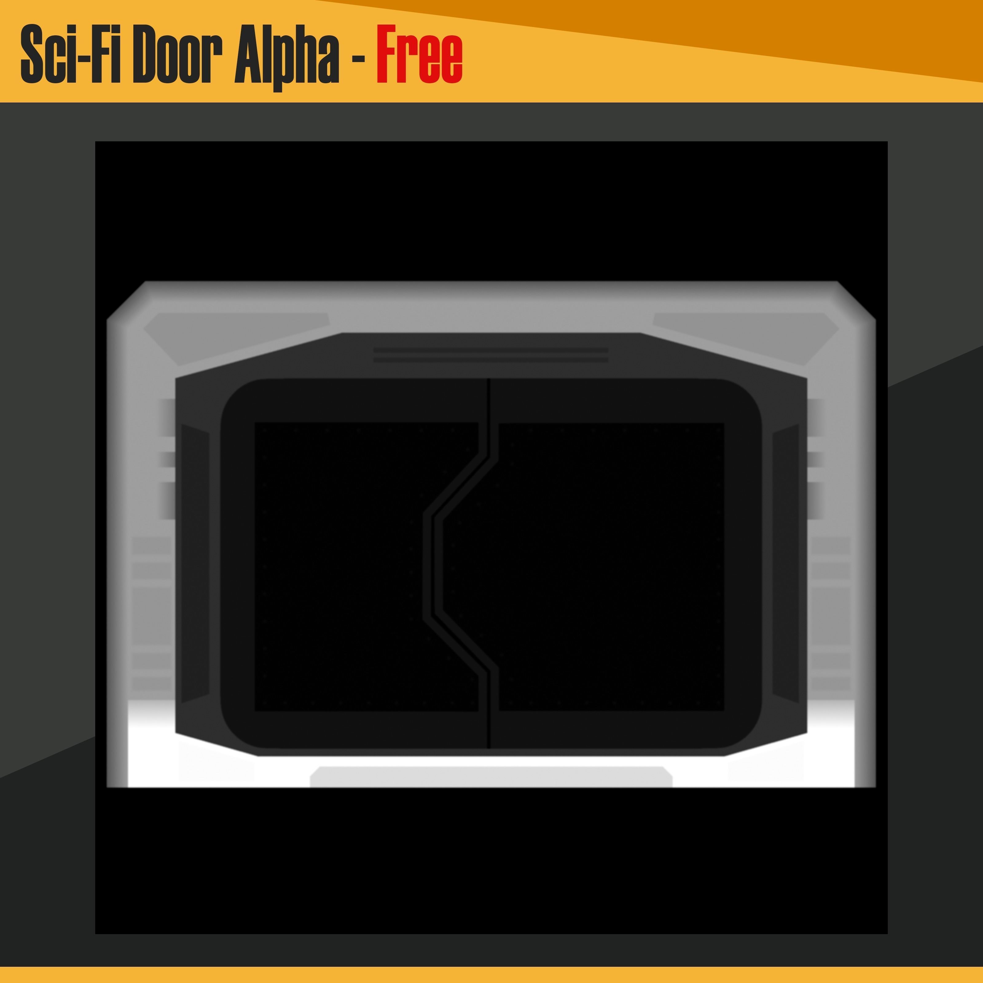 Sci-Fi Door Alpha - Free free Texture | CGTrader